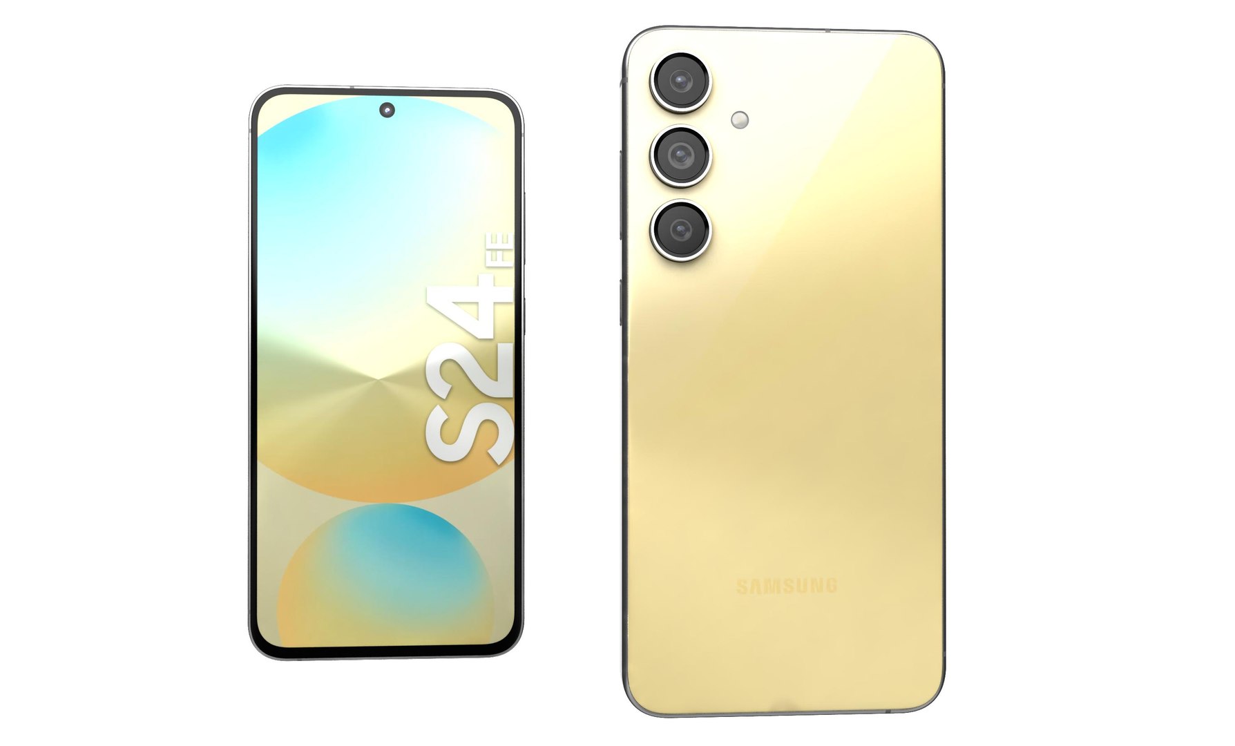 3D Samsung Galaxy S24 FE Yellow Model - TurboSquid 2288521