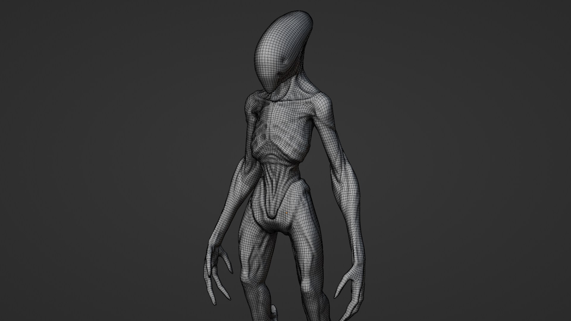3D Alien Creature Model - TurboSquid 2341581