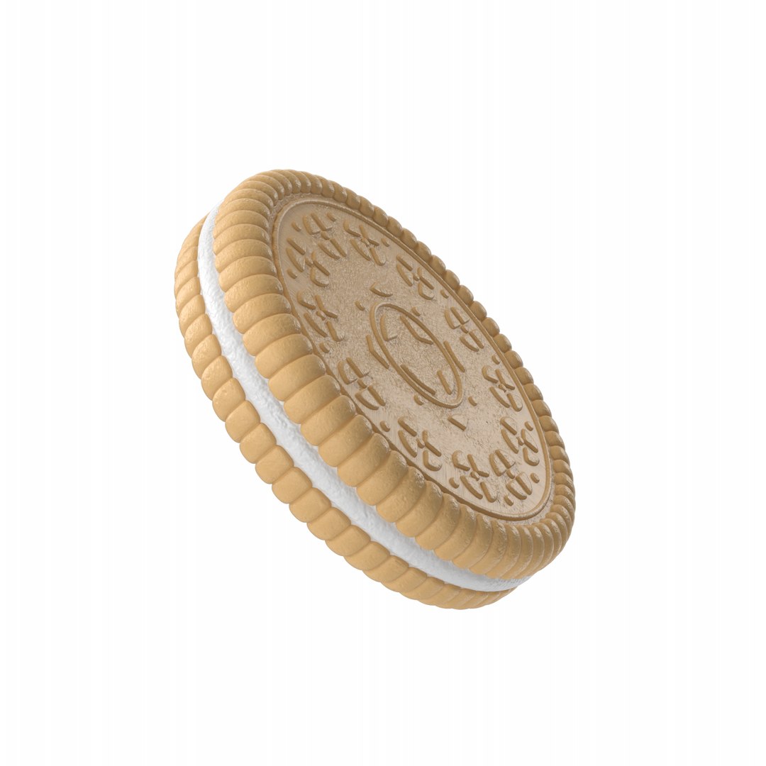 Biscuit Cookie 3D Model - TurboSquid 2224237