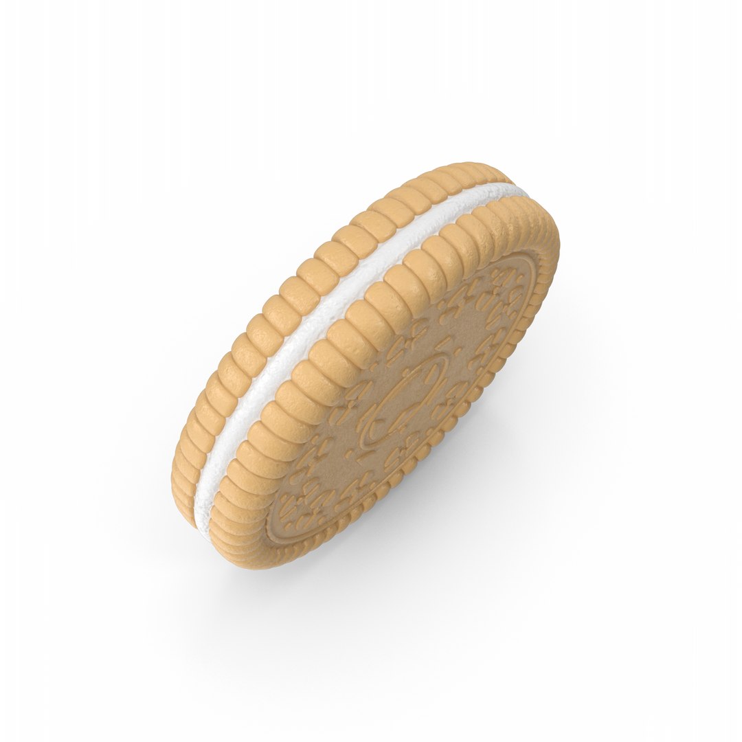 Biscuit Cookie 3D Model - TurboSquid 2224237