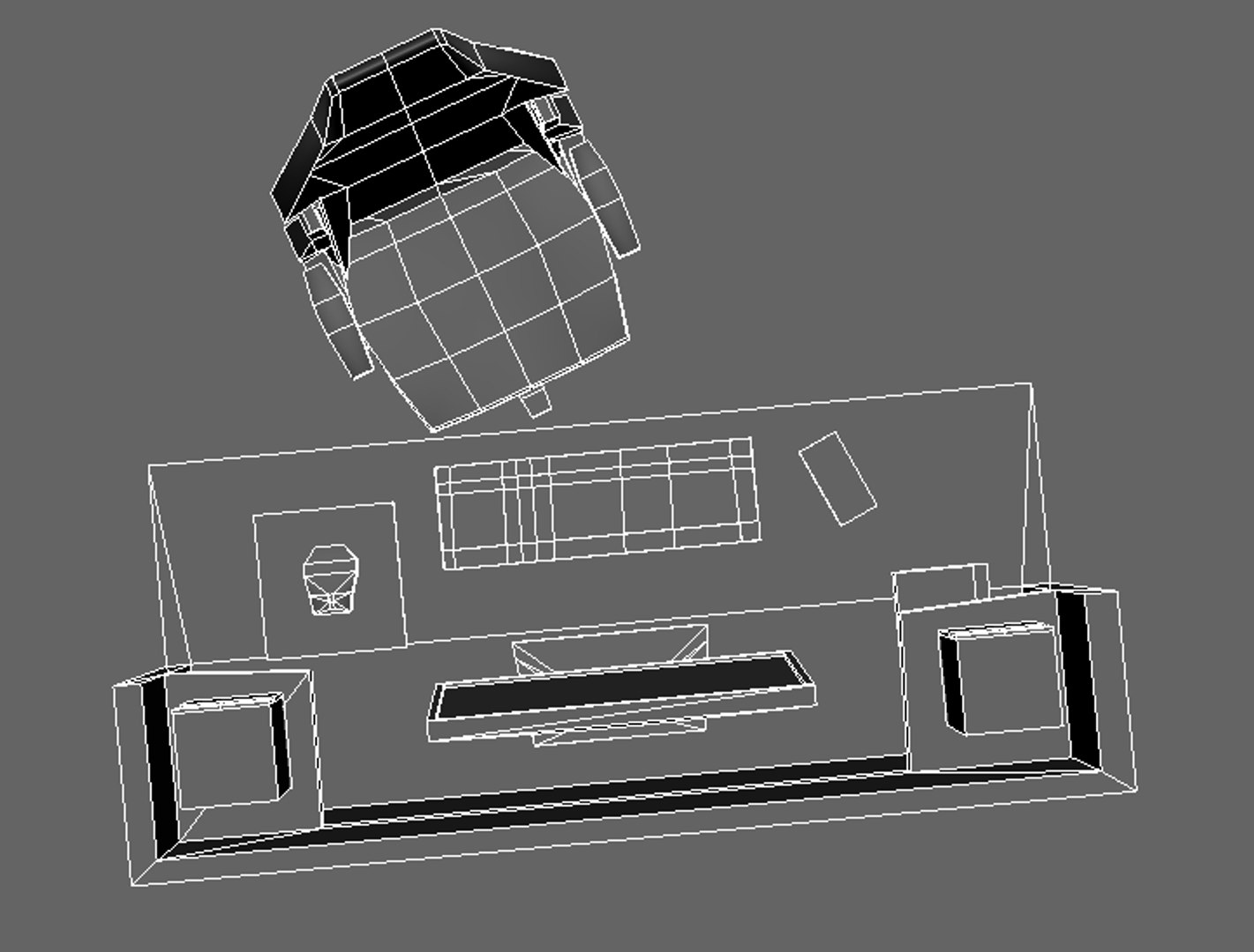 Desktop pc 3D model - TurboSquid 1309418