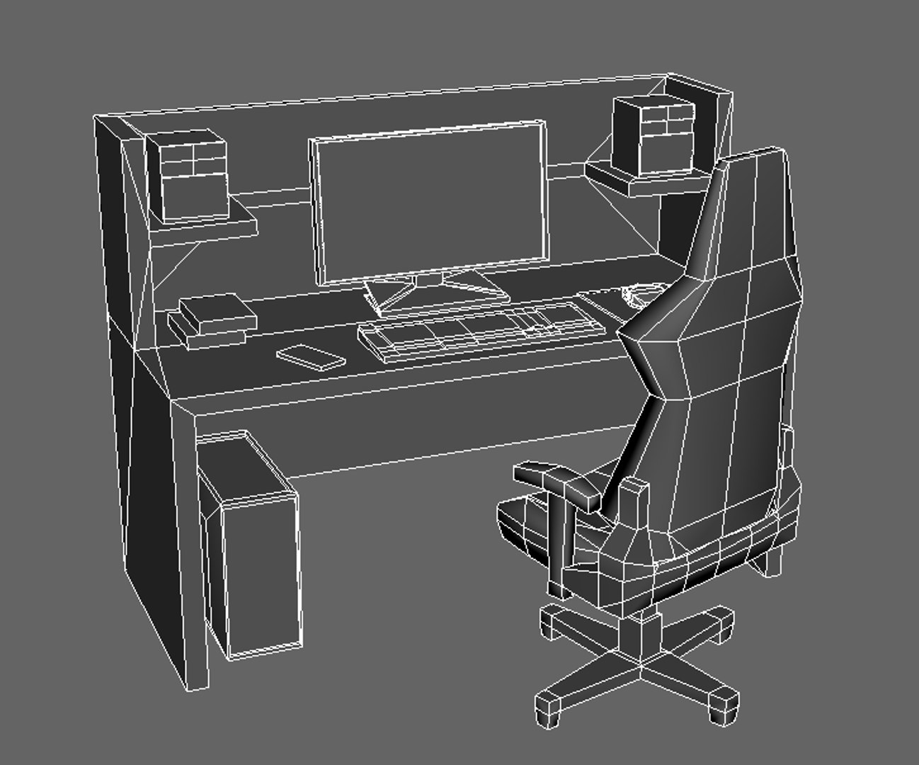 Desktop pc 3D model - TurboSquid 1309418