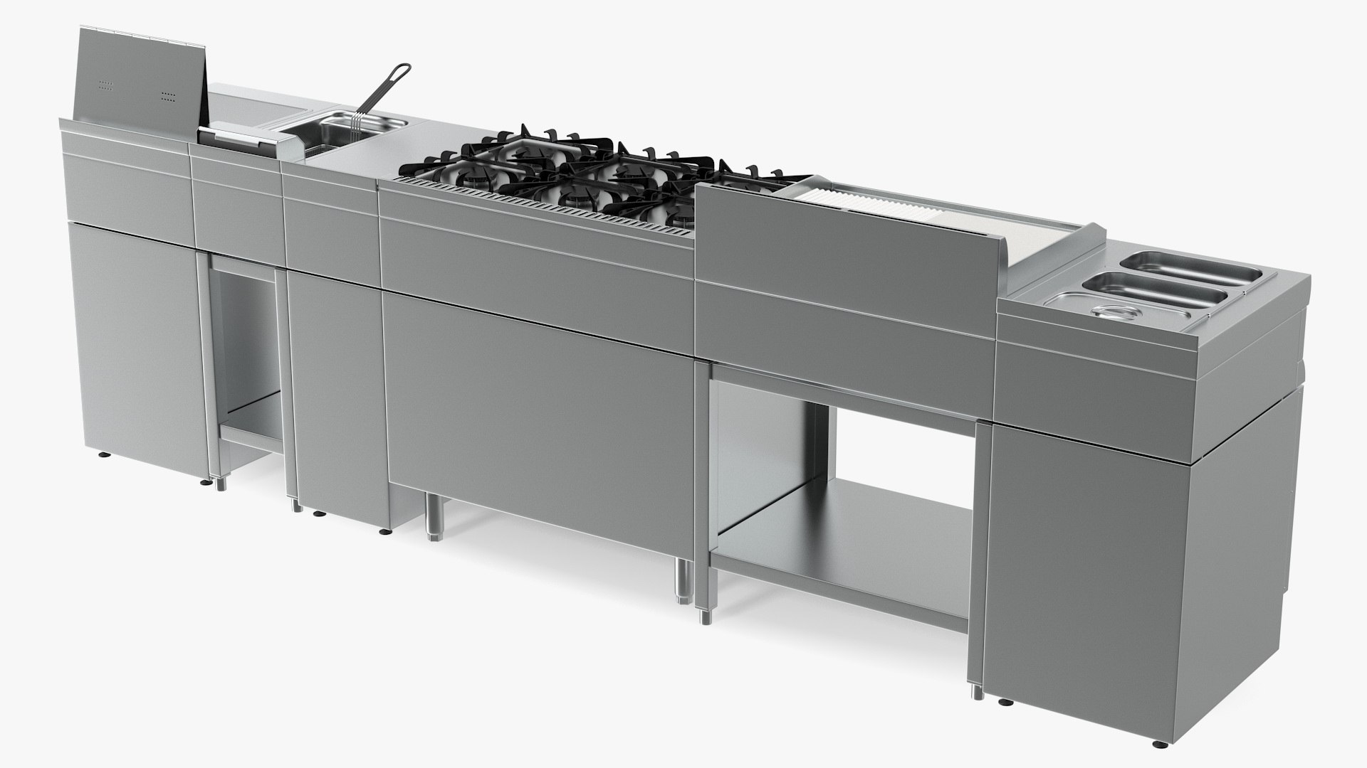 Lincat kitchen equipment set 3D model - TurboSquid 1443404