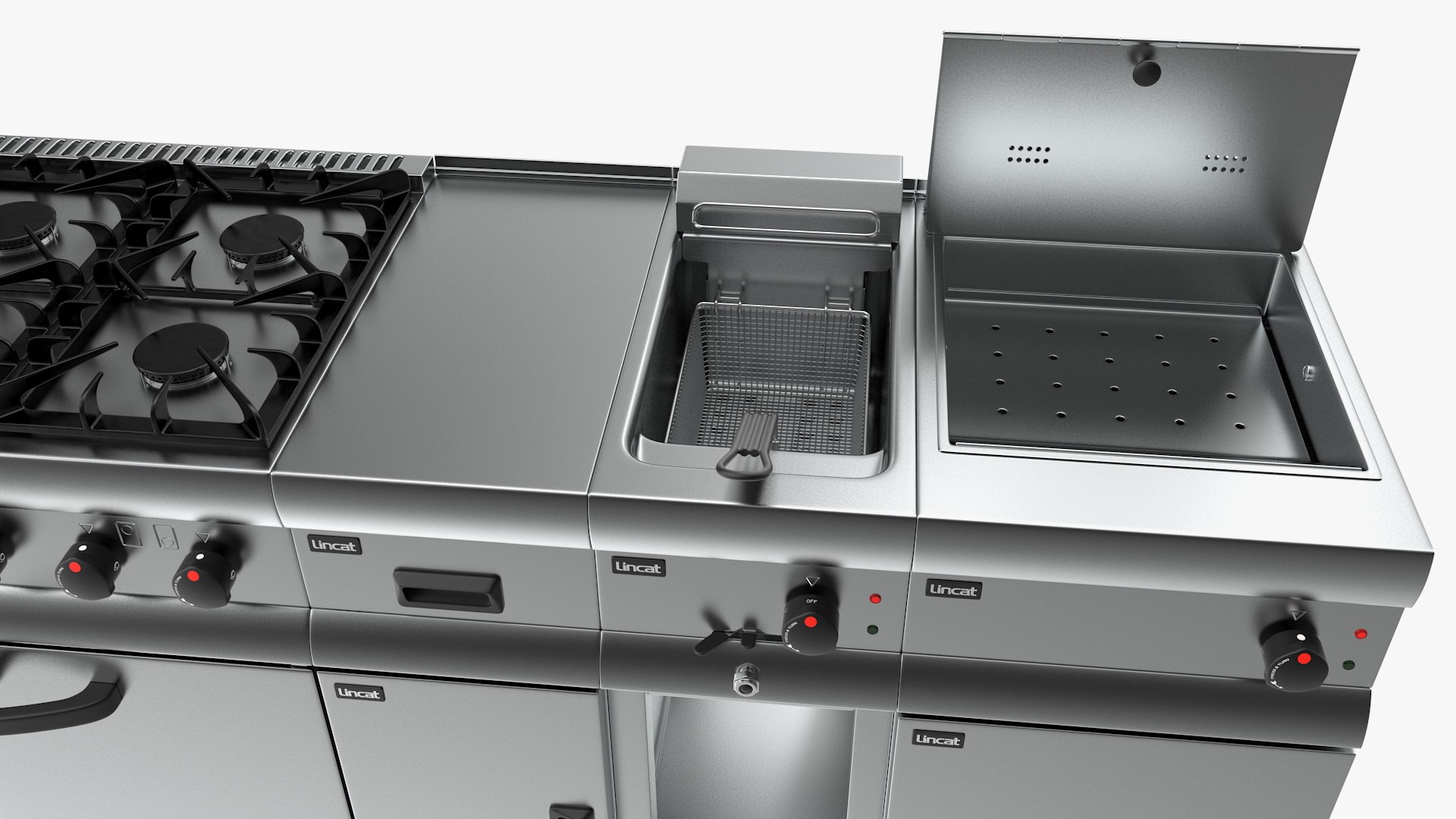 Lincat kitchen equipment set 3D model - TurboSquid 1443404