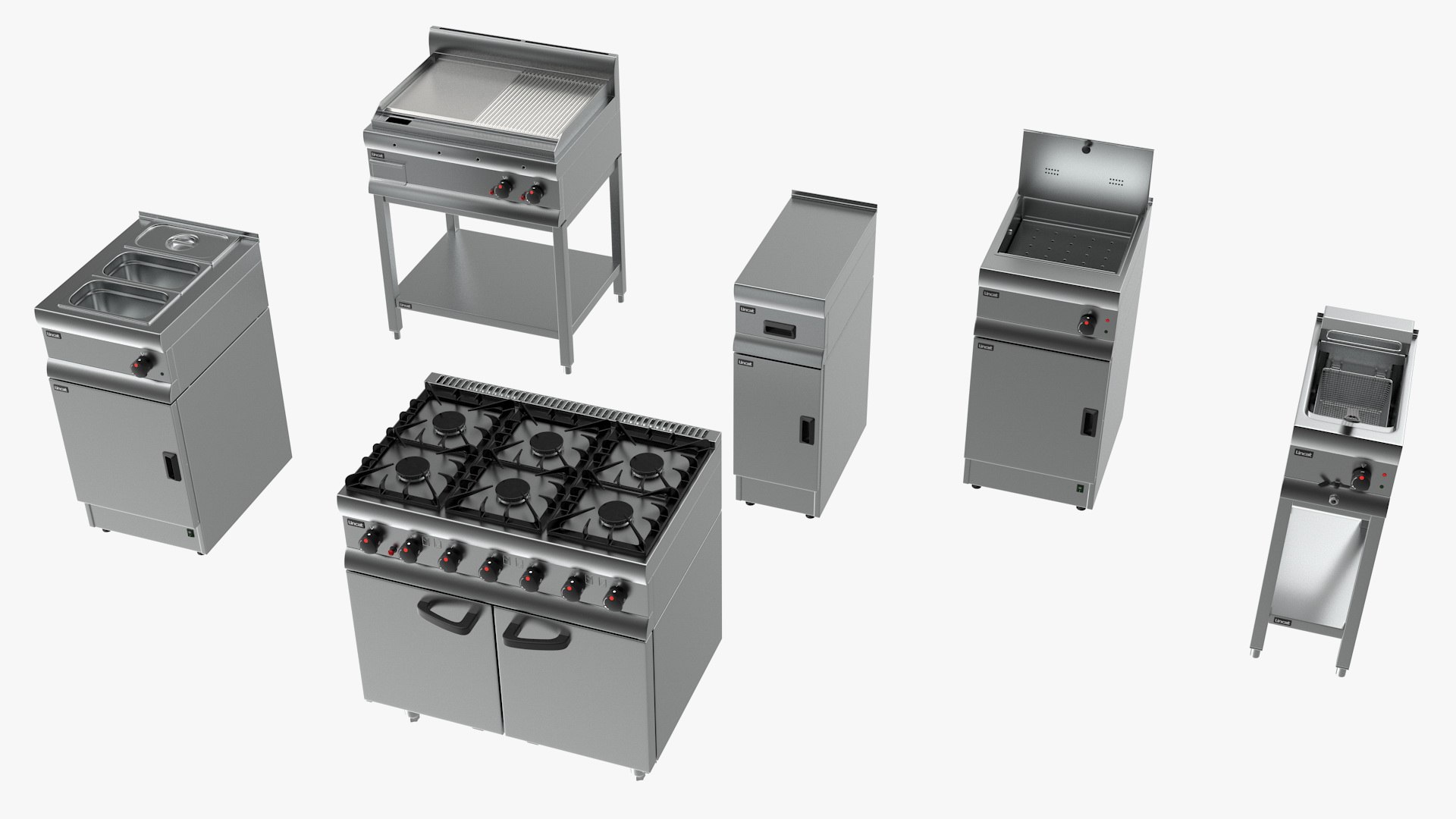 Lincat kitchen equipment set 3D model - TurboSquid 1443404