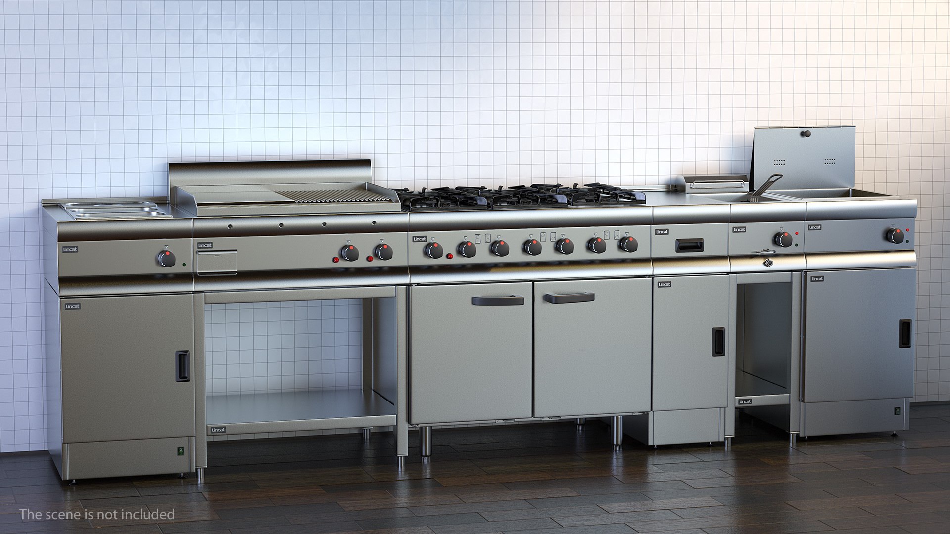 Lincat kitchen equipment set 3D model - TurboSquid 1443404