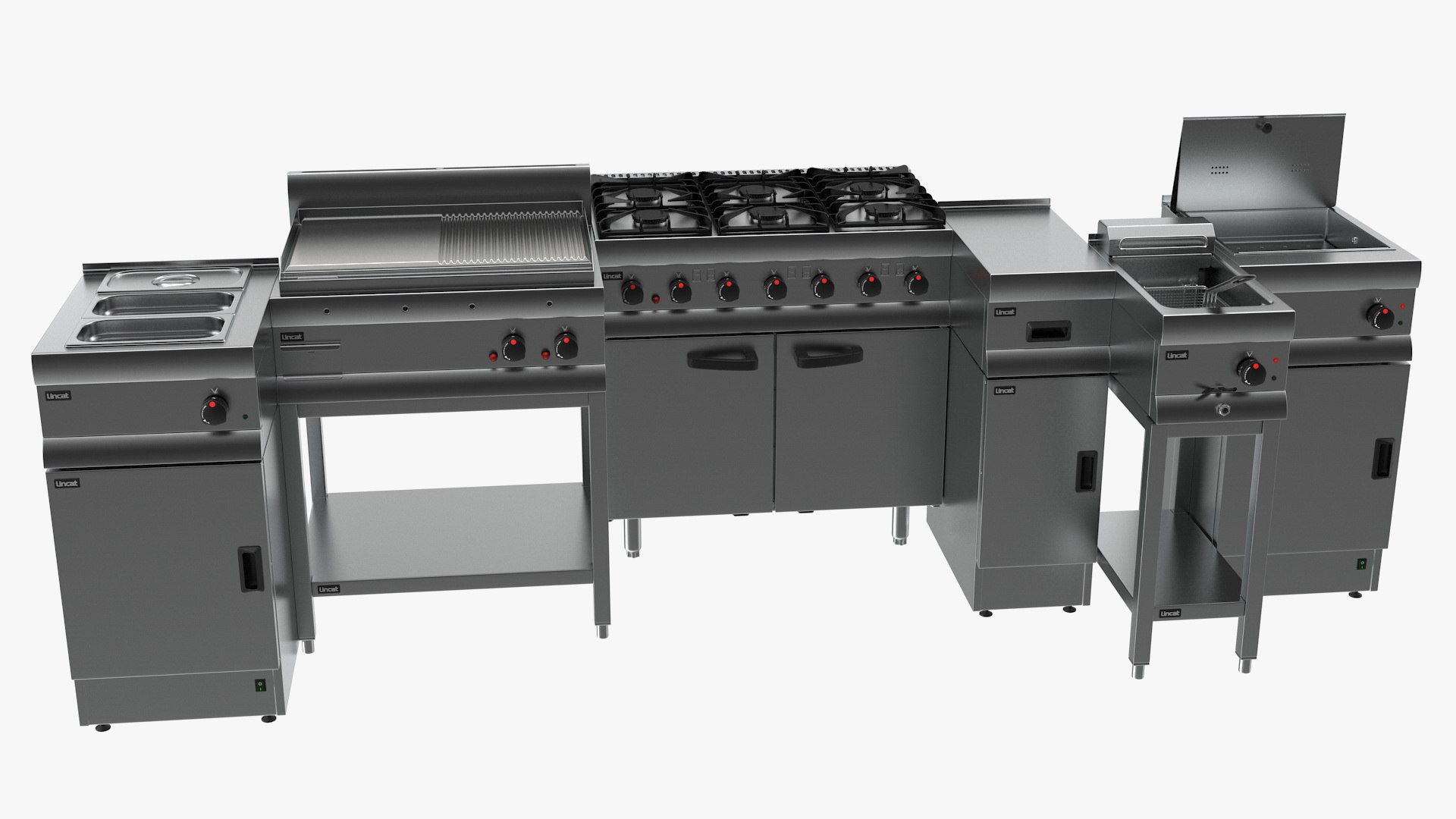 Lincat kitchen equipment set 3D model - TurboSquid 1443404