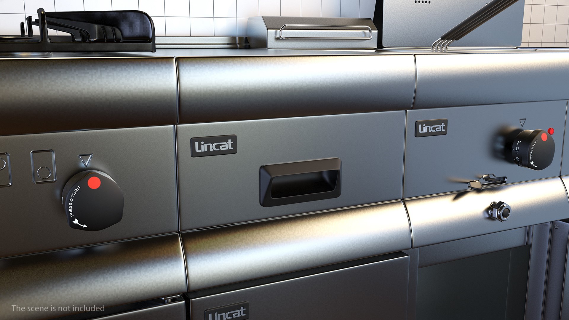 Lincat kitchen equipment set 3D model - TurboSquid 1443404