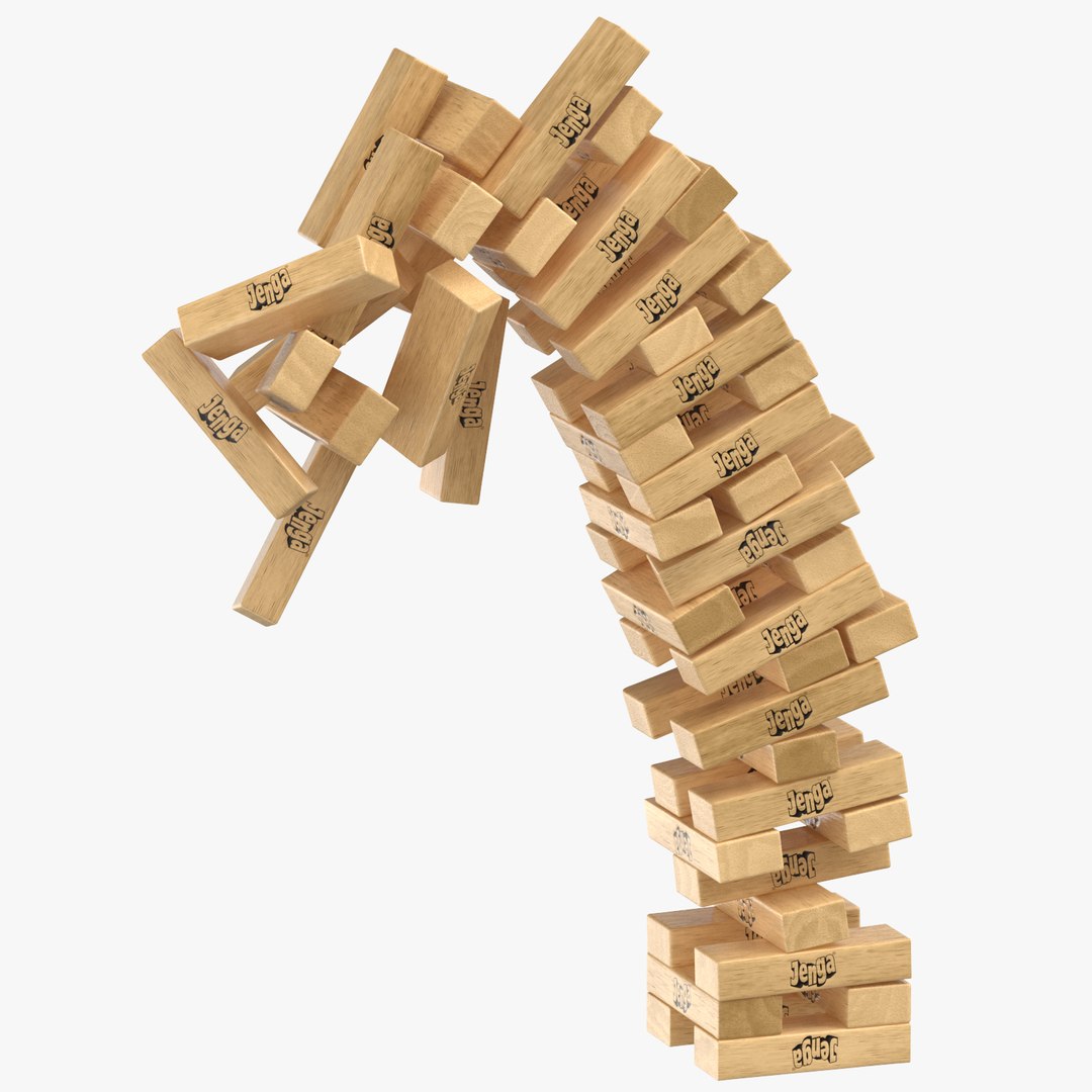 Jenga Falling Towers Games Model - TurboSquid 1484075