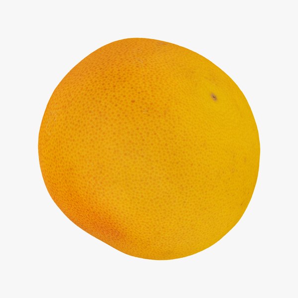 3D grapefruit 02 raw scan model - TurboSquid 1655127
