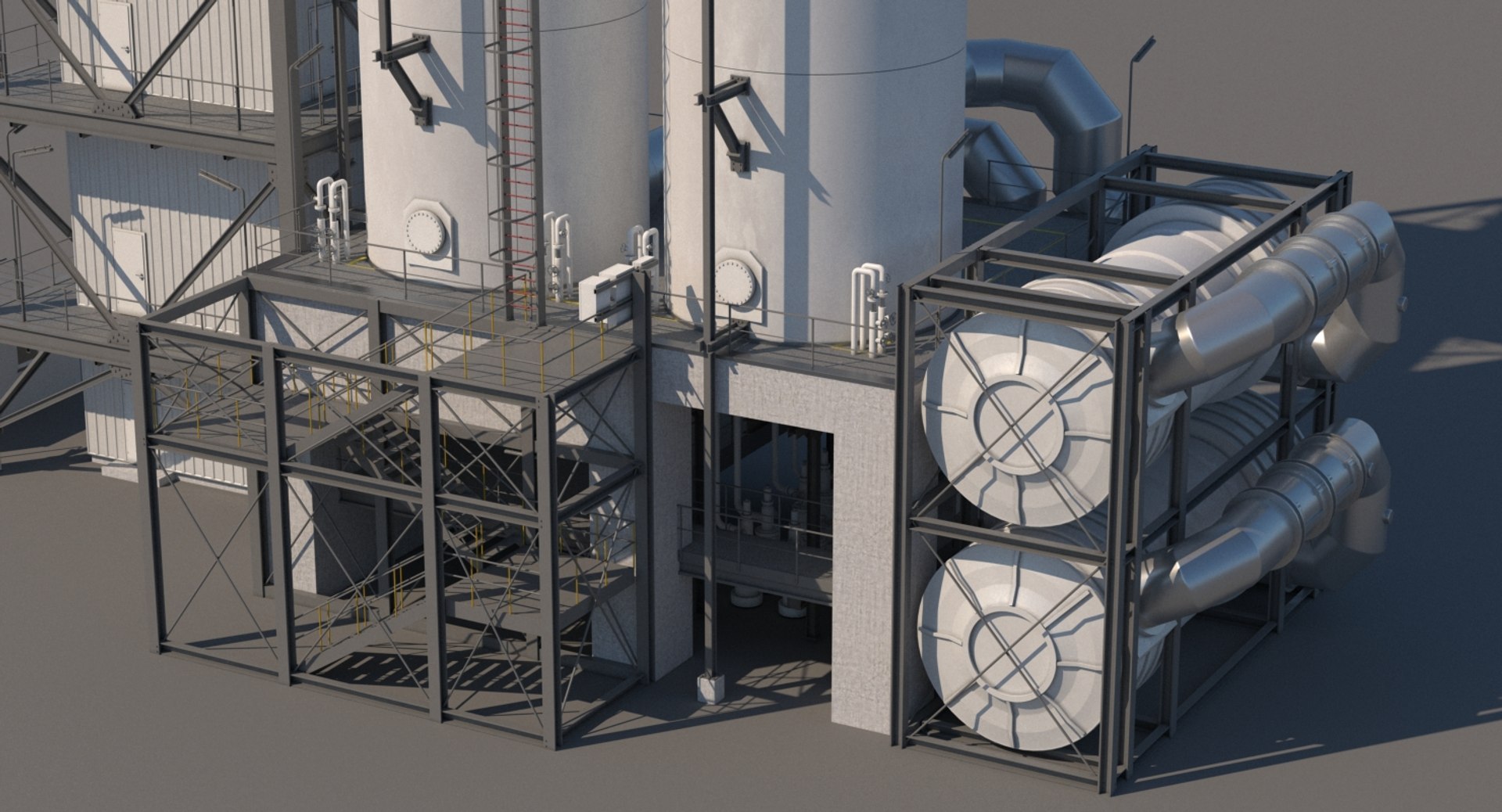 3D Refinery Module - TurboSquid 1180689