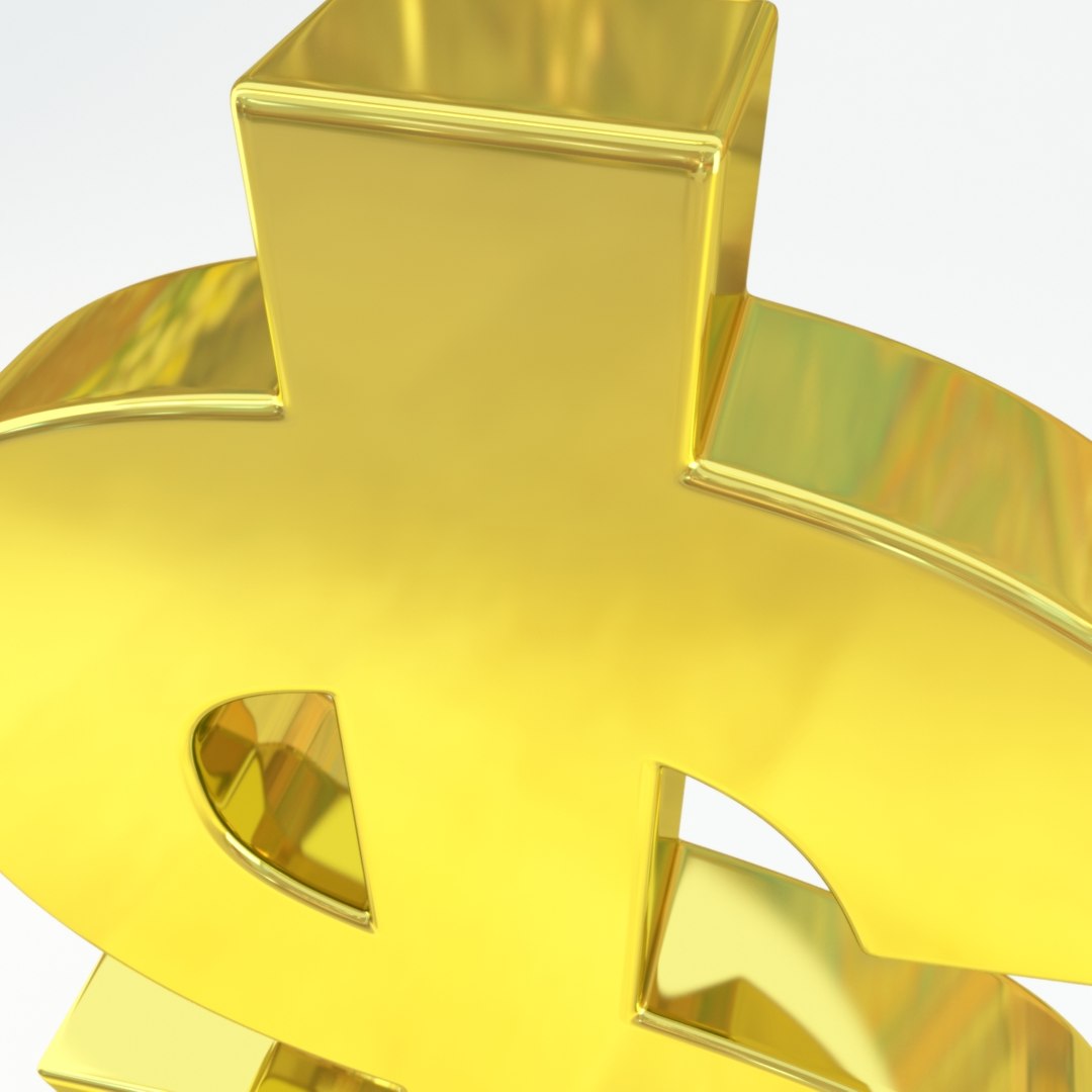 Dollar Sign 3d Model
