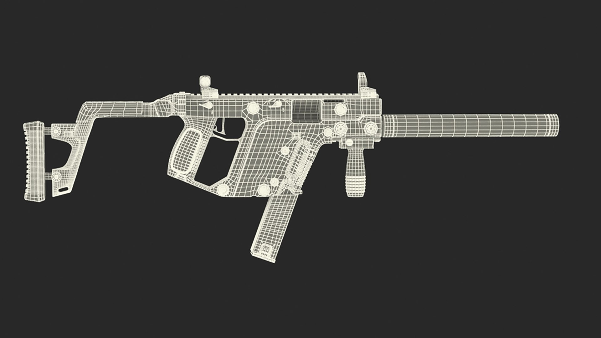 Tactical Submachine Gun KRISS Vector Model - TurboSquid 2330147