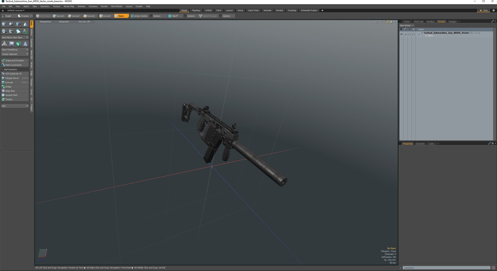 modelo 3d Subfusil táctico KRISS Vector - TurboSquid 2330147