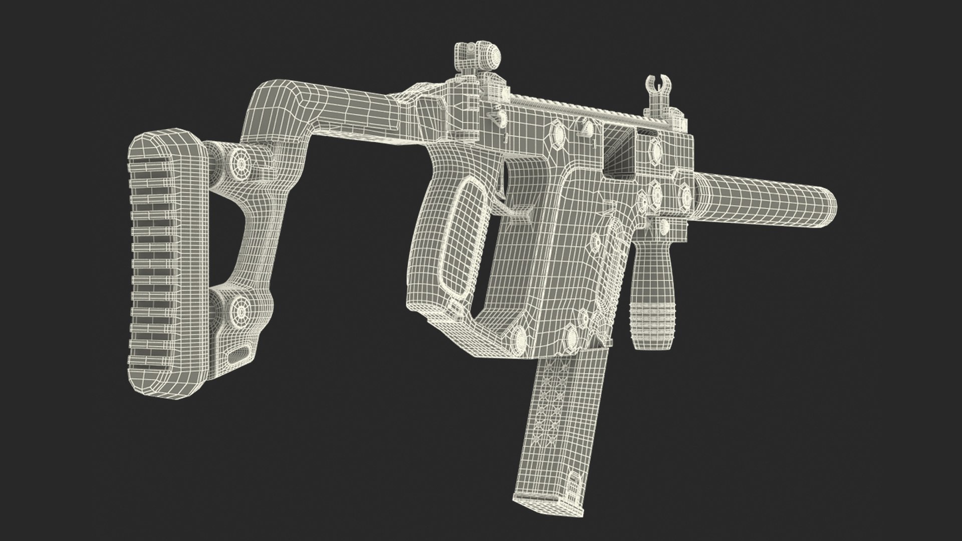 Tactical Submachine Gun KRISS Vector Model - TurboSquid 2330147