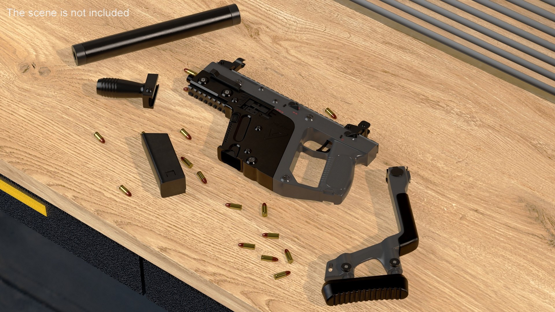 Tactical Submachine Gun KRISS Vector - TurboSquid 2330147