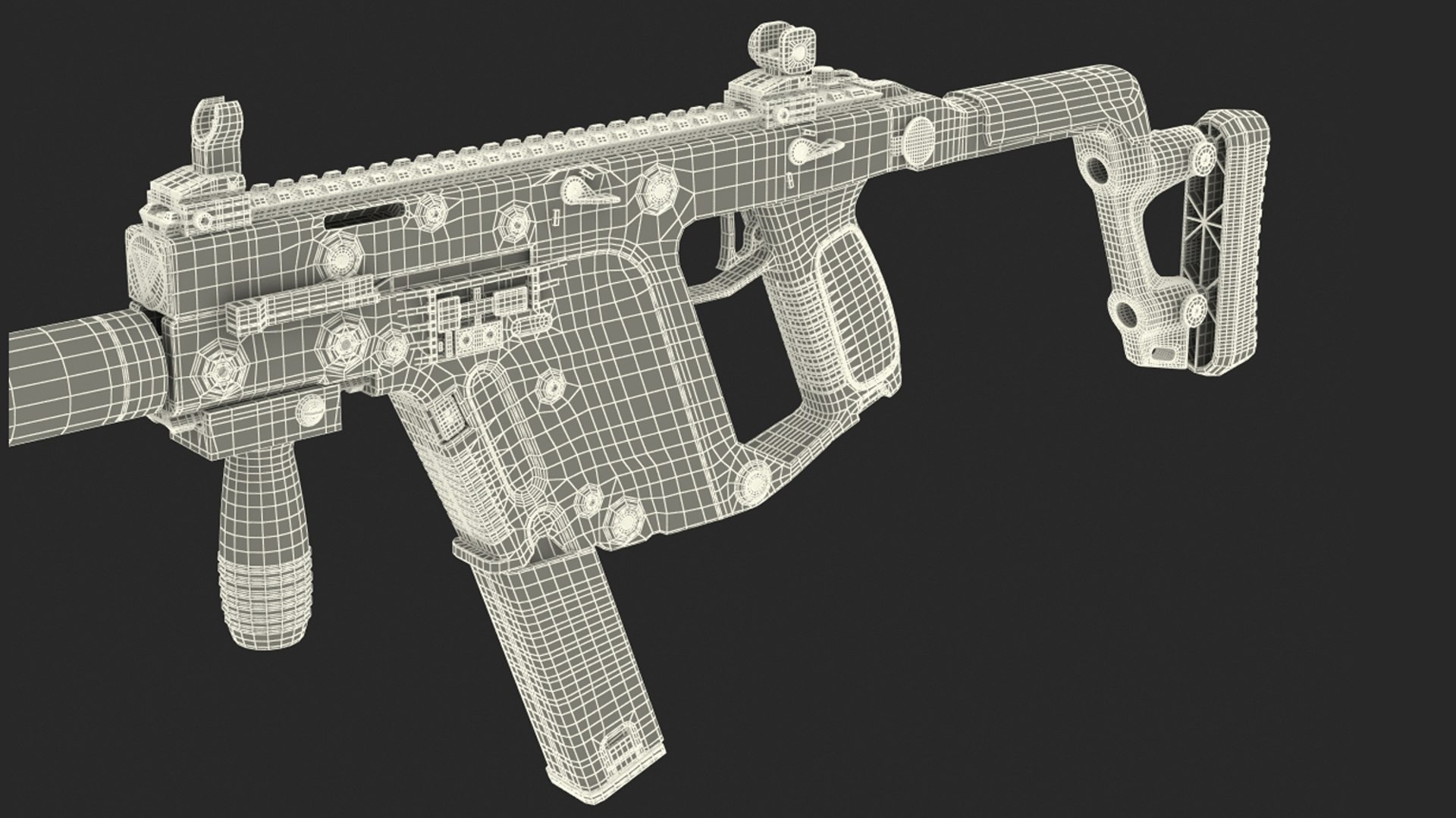 Tactical Submachine Gun KRISS Vector Model - TurboSquid 2330147