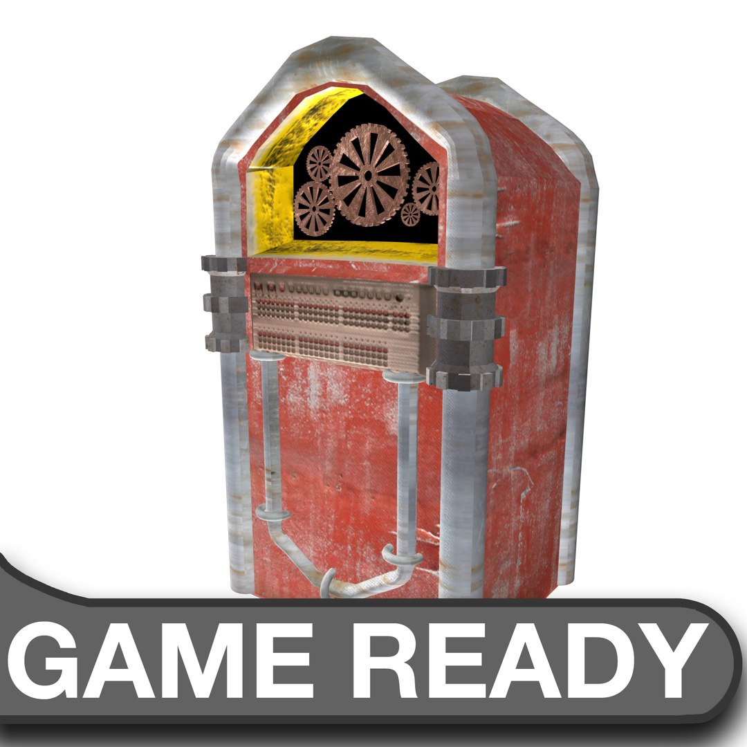 3d Obj Steam Punk Jukebox