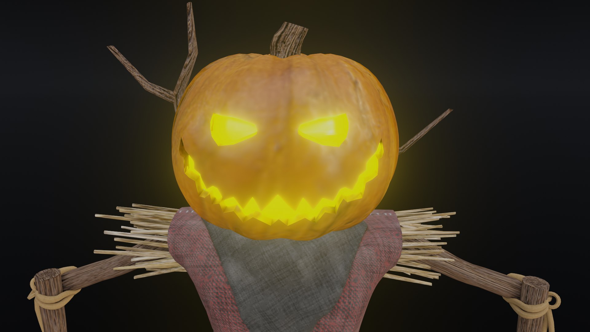 3D Model Scarecrow Rigged - TurboSquid 2020081
