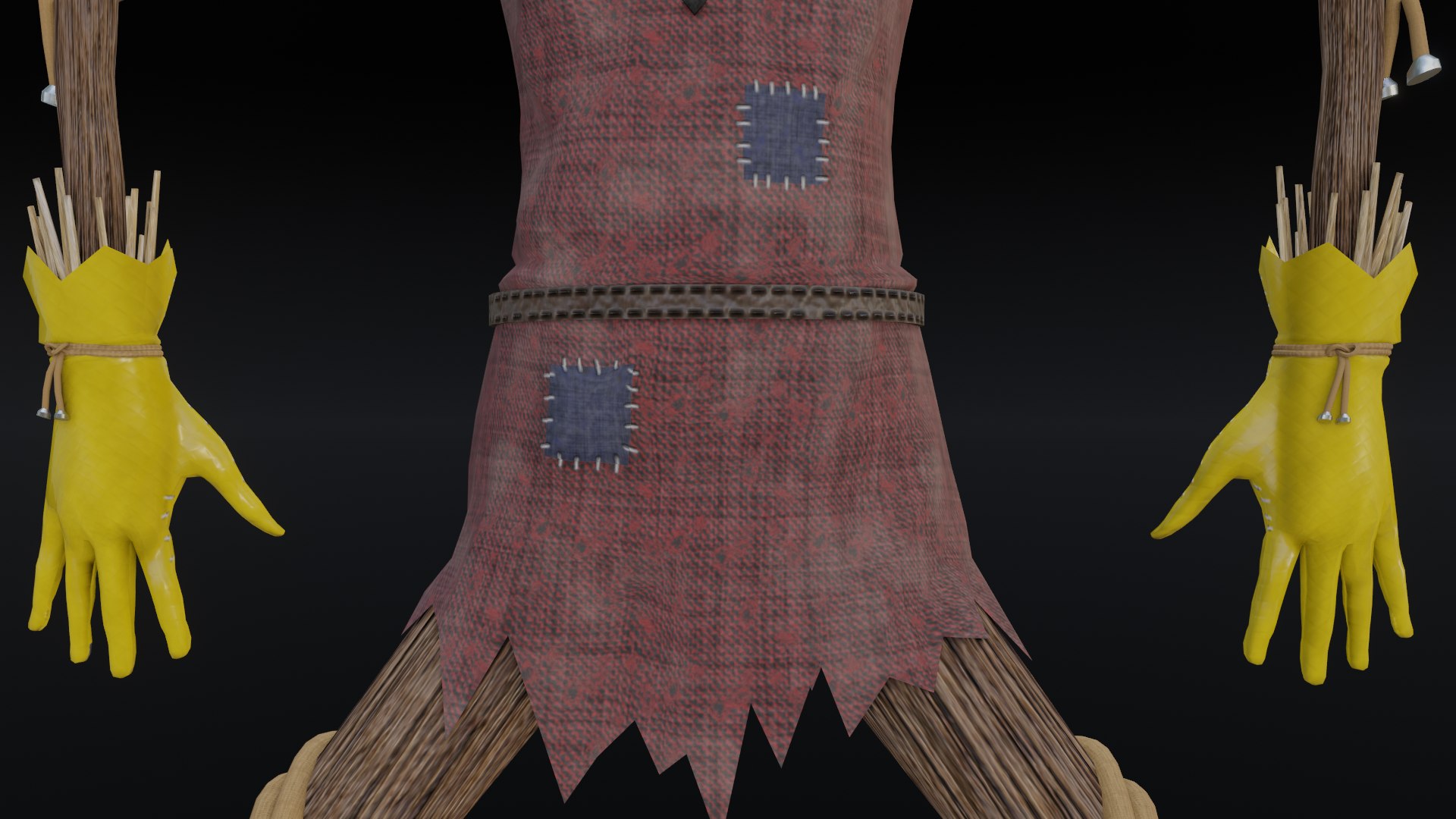 3D Model Scarecrow Rigged - TurboSquid 2020081