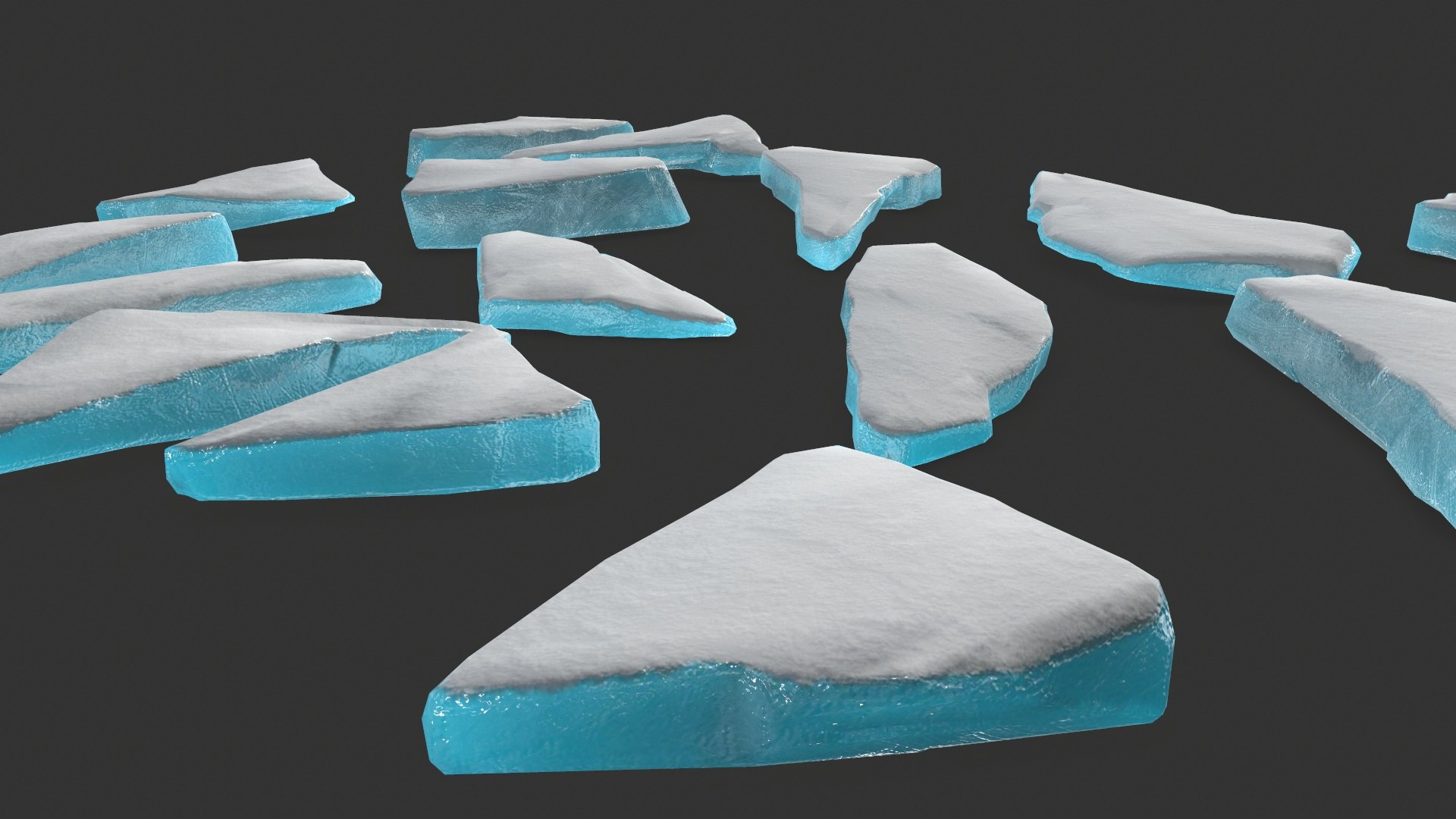 Ice 3D Model - TurboSquid 1666374