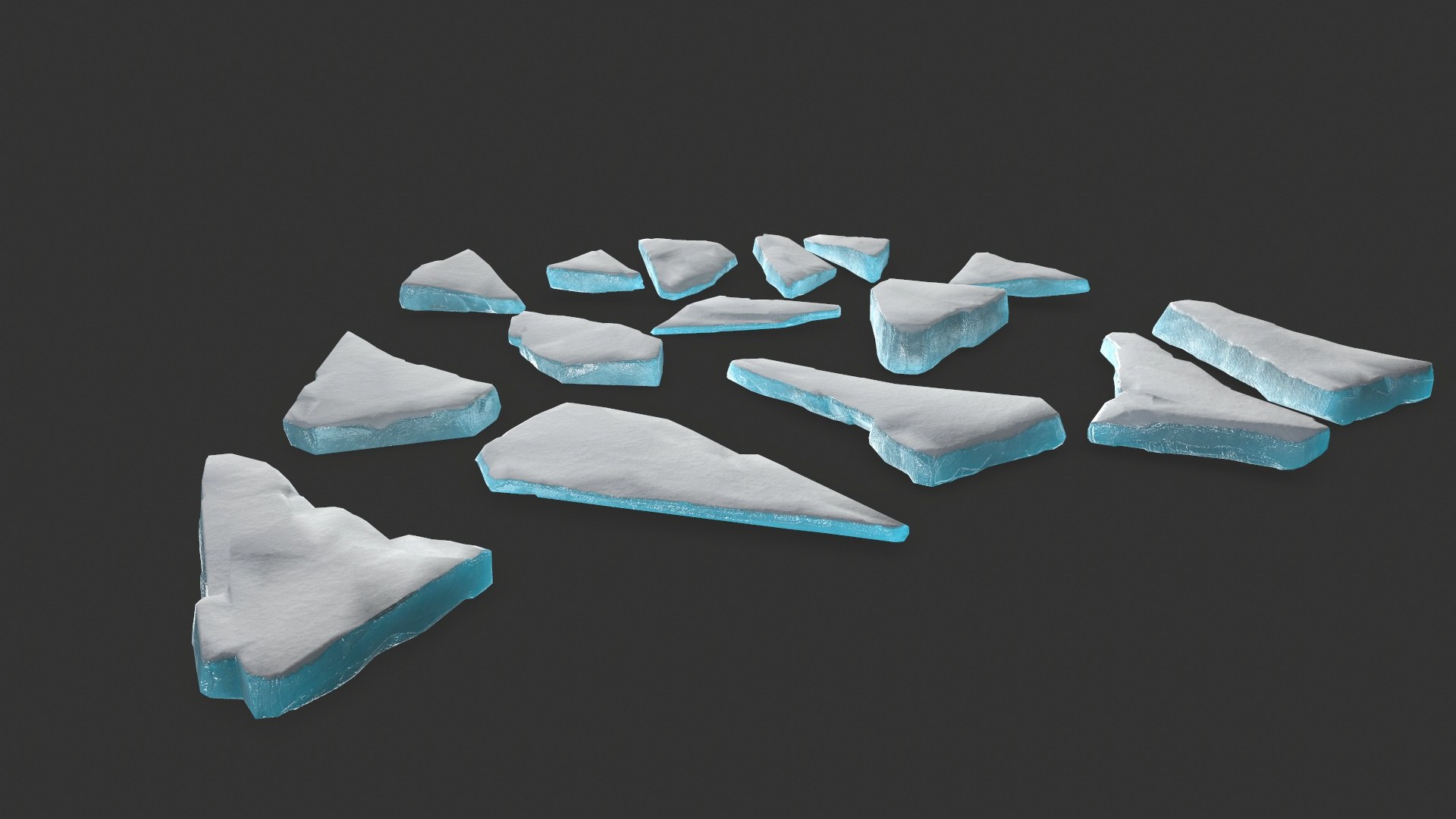Ice 3D Model - TurboSquid 1666374
