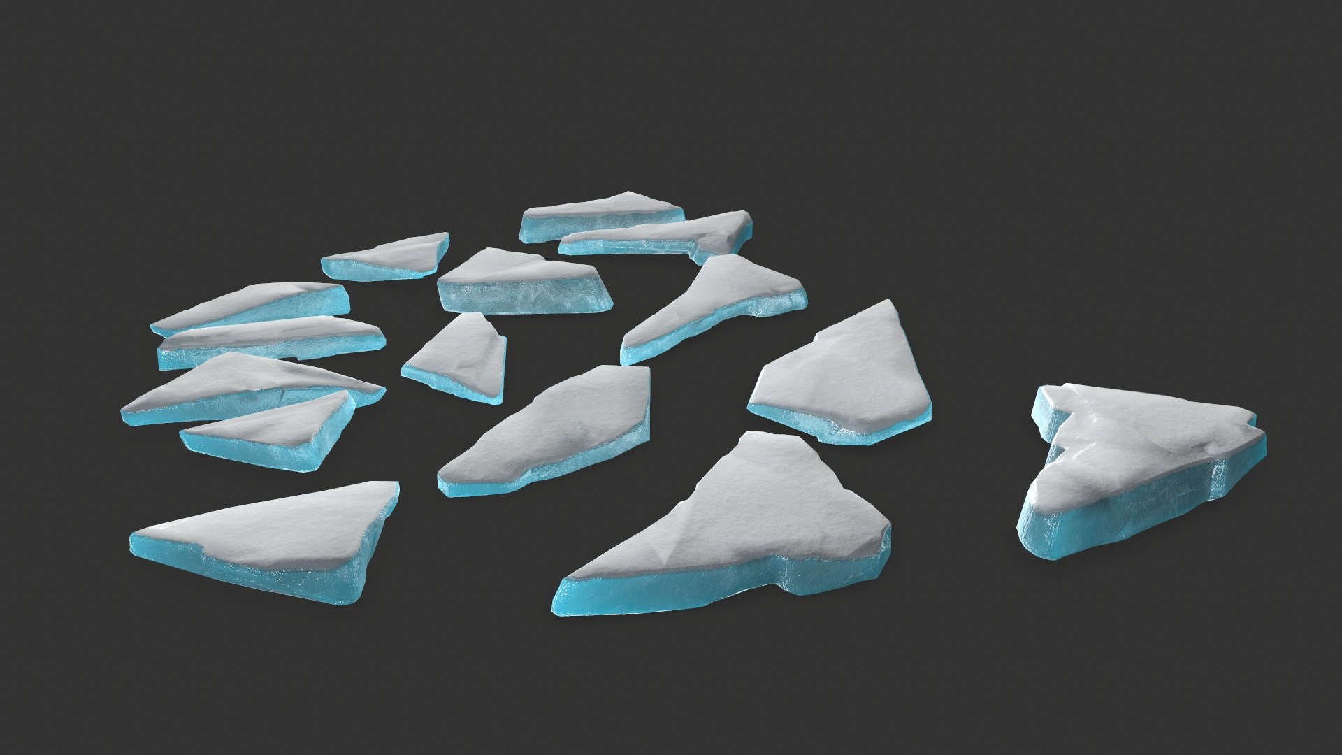 Ice 3D Model - TurboSquid 1666374