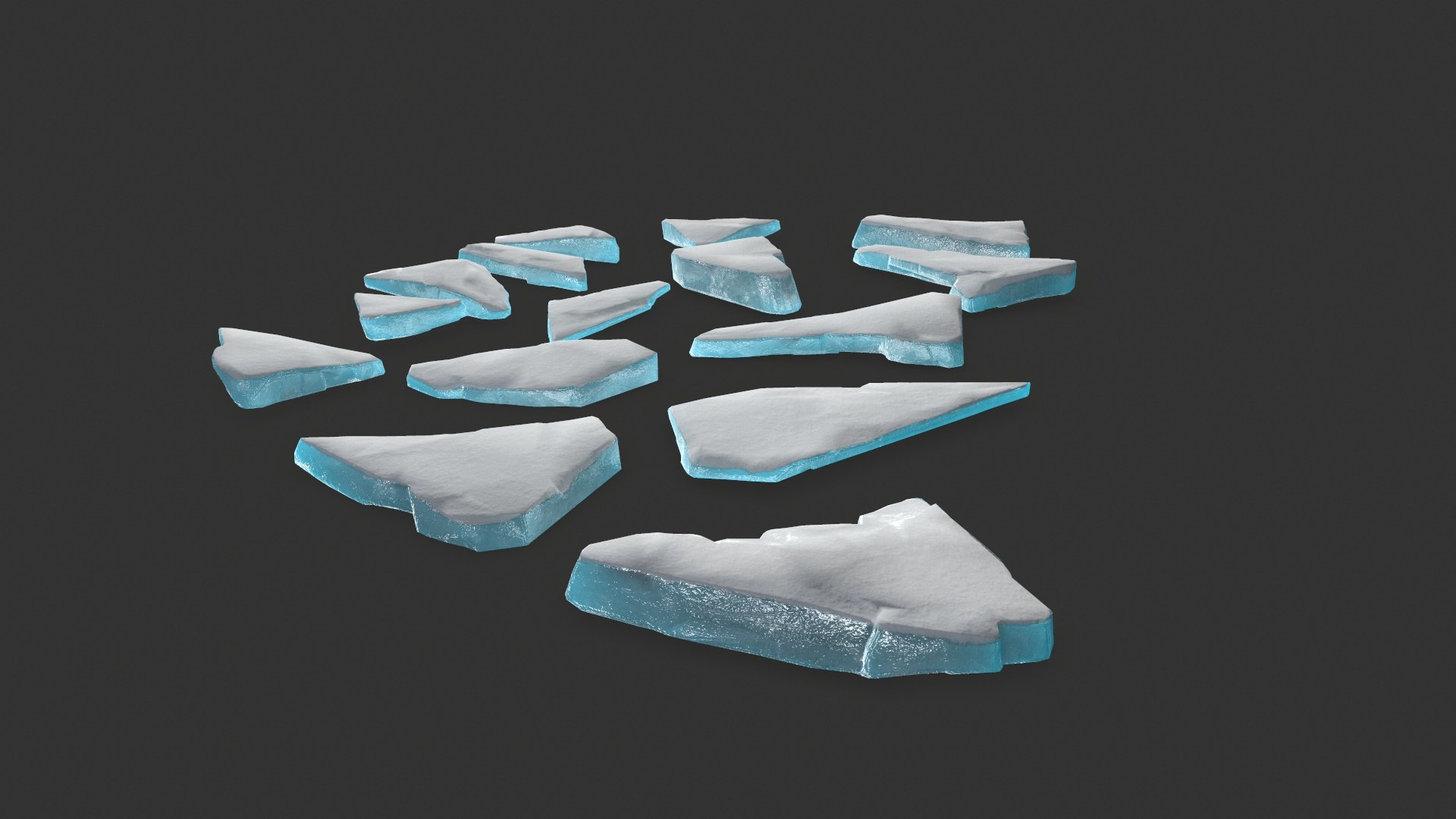Ice 3D Model - TurboSquid 1666374