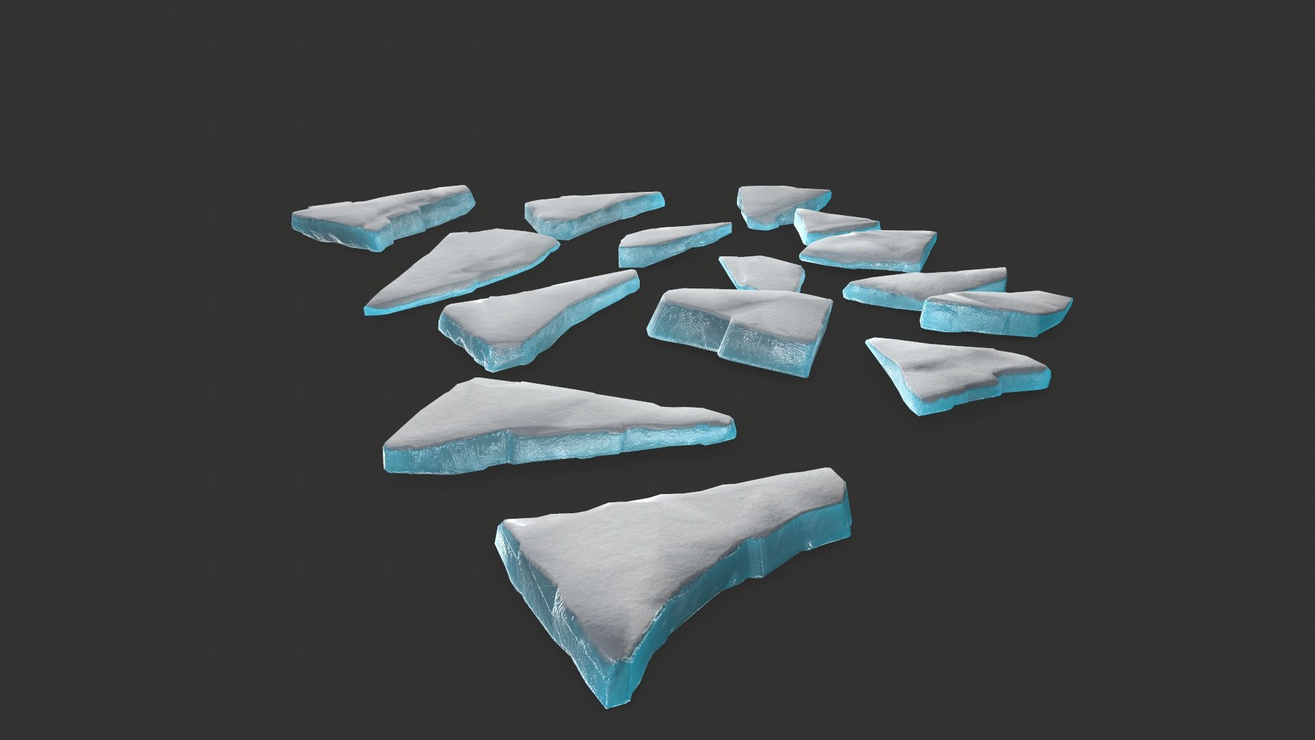 Ice 3D Model - TurboSquid 1666374