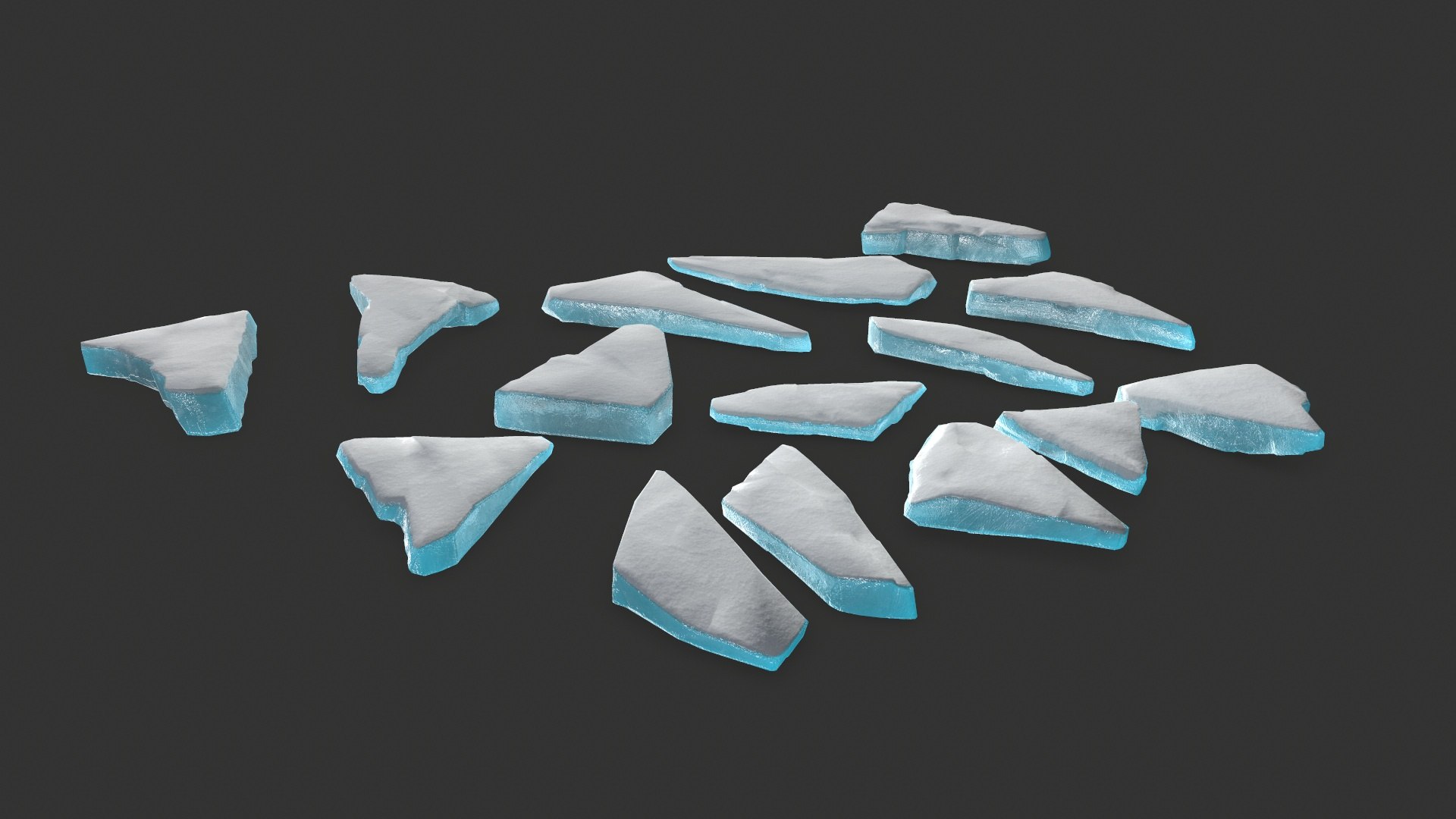 Ice 3D Model - TurboSquid 1666374