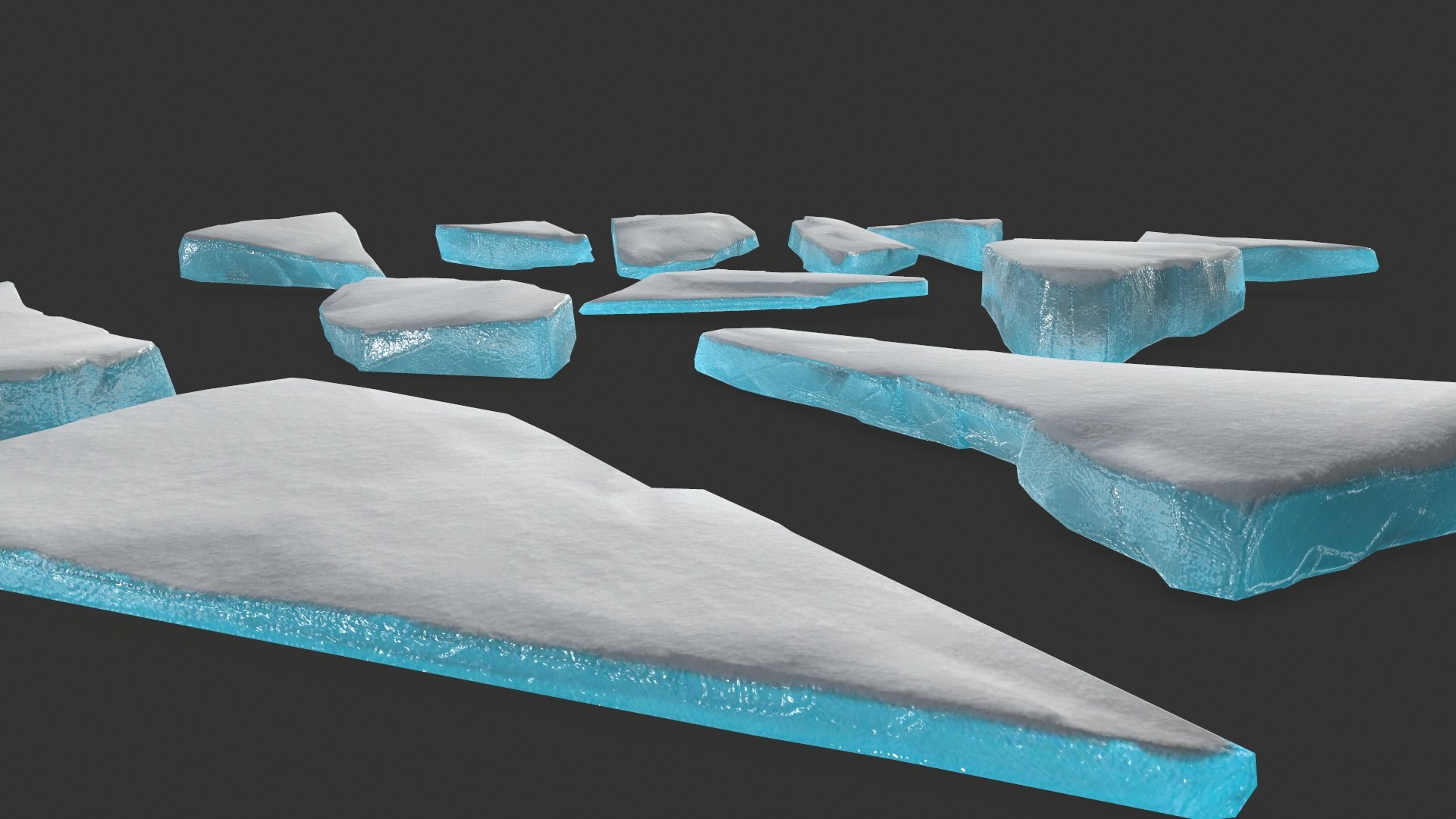 Ice 3D Model - TurboSquid 1666374