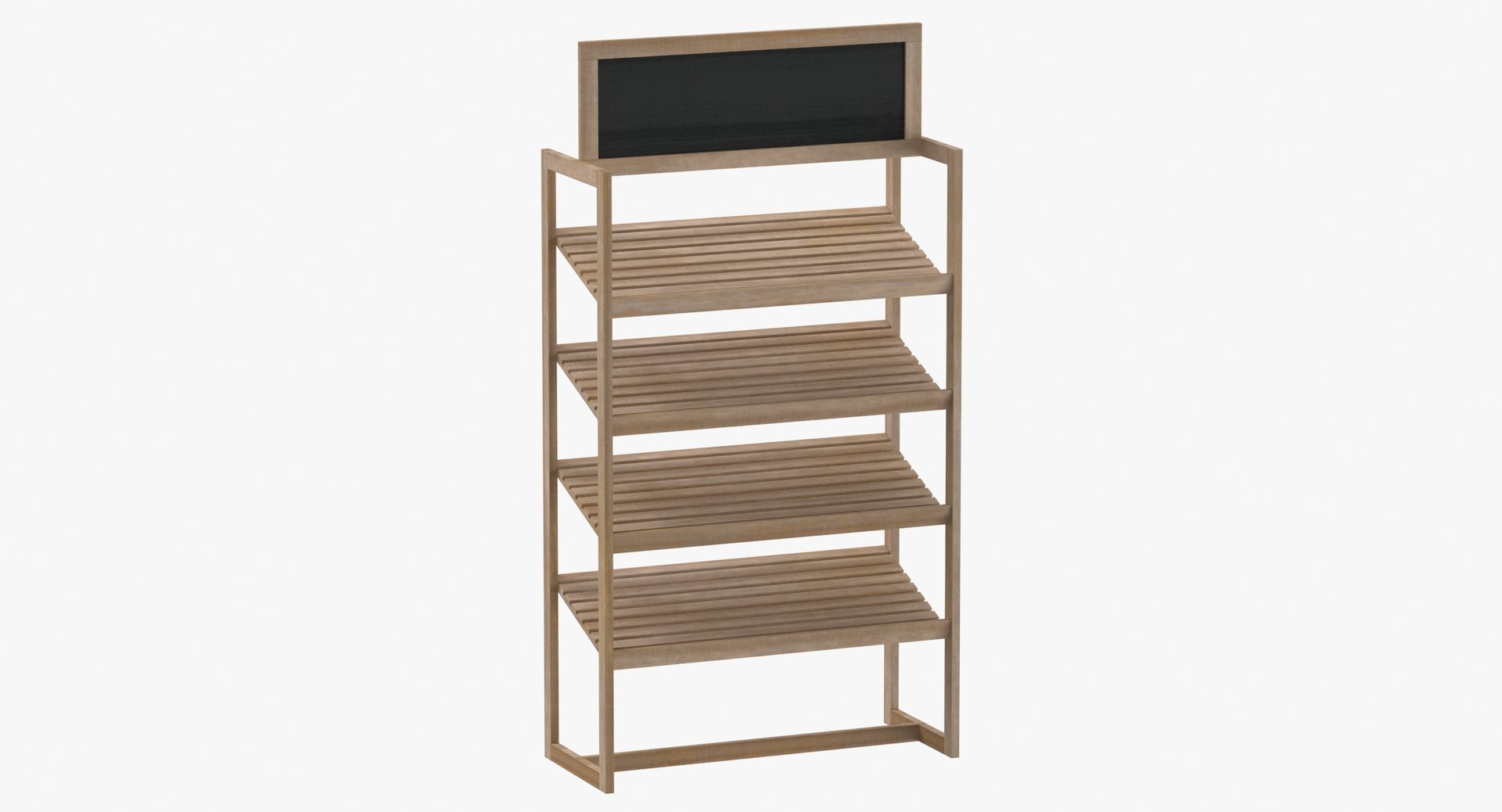 3D Bread Display Rack Standing Model - TurboSquid 1975622