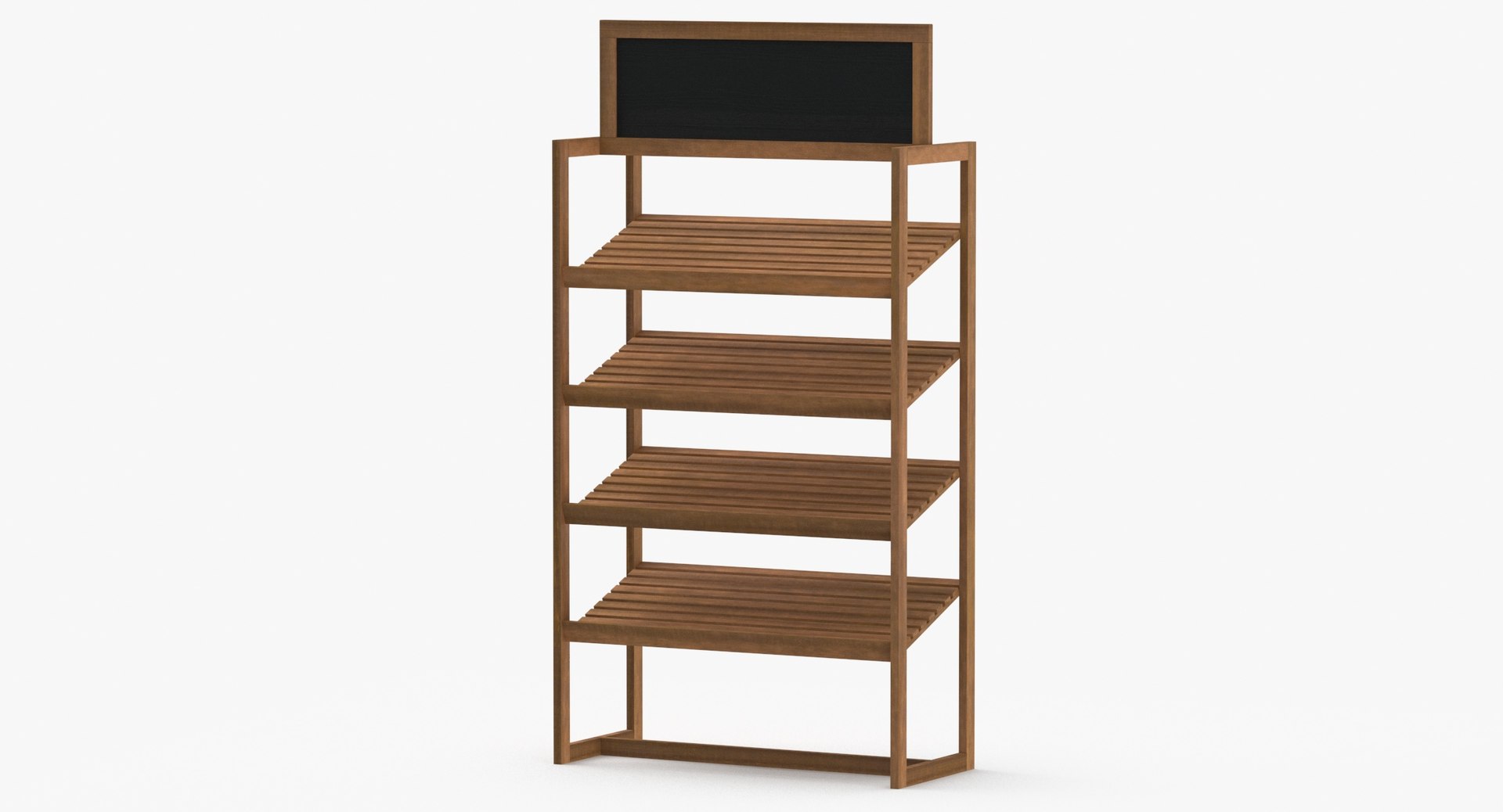 3D Bread Display Rack Standing Model - TurboSquid 1975622