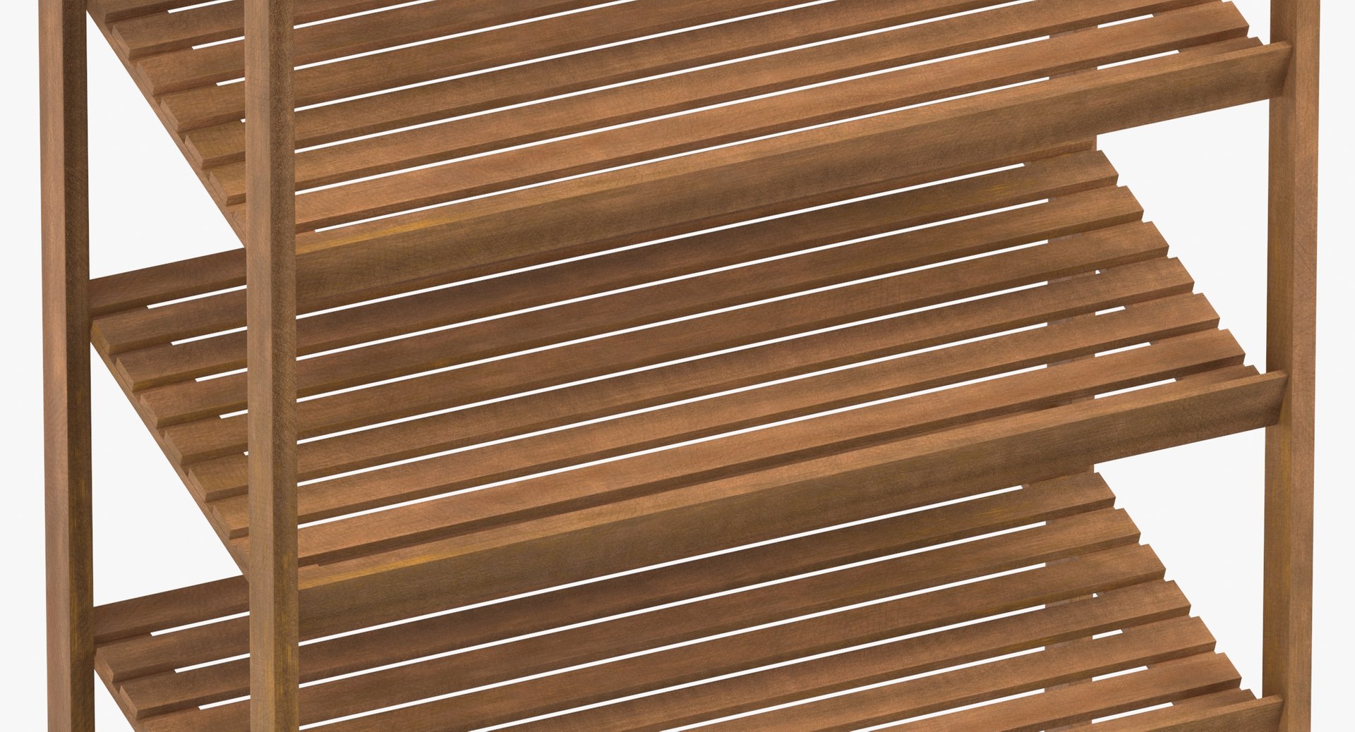 3D Bread Display Rack Standing Model - TurboSquid 1975622