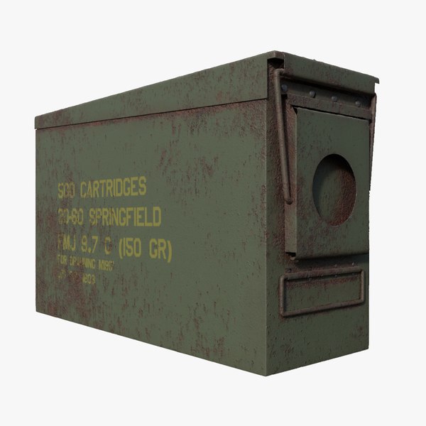 3D Ammo box model - TurboSquid 1782272