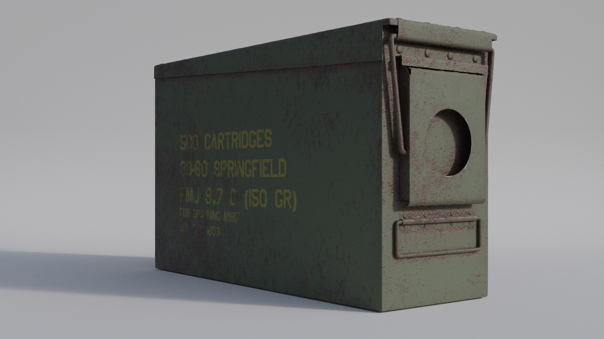 3D Ammo box model - TurboSquid 1782272