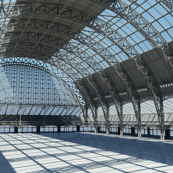 3ds max large architectural interior