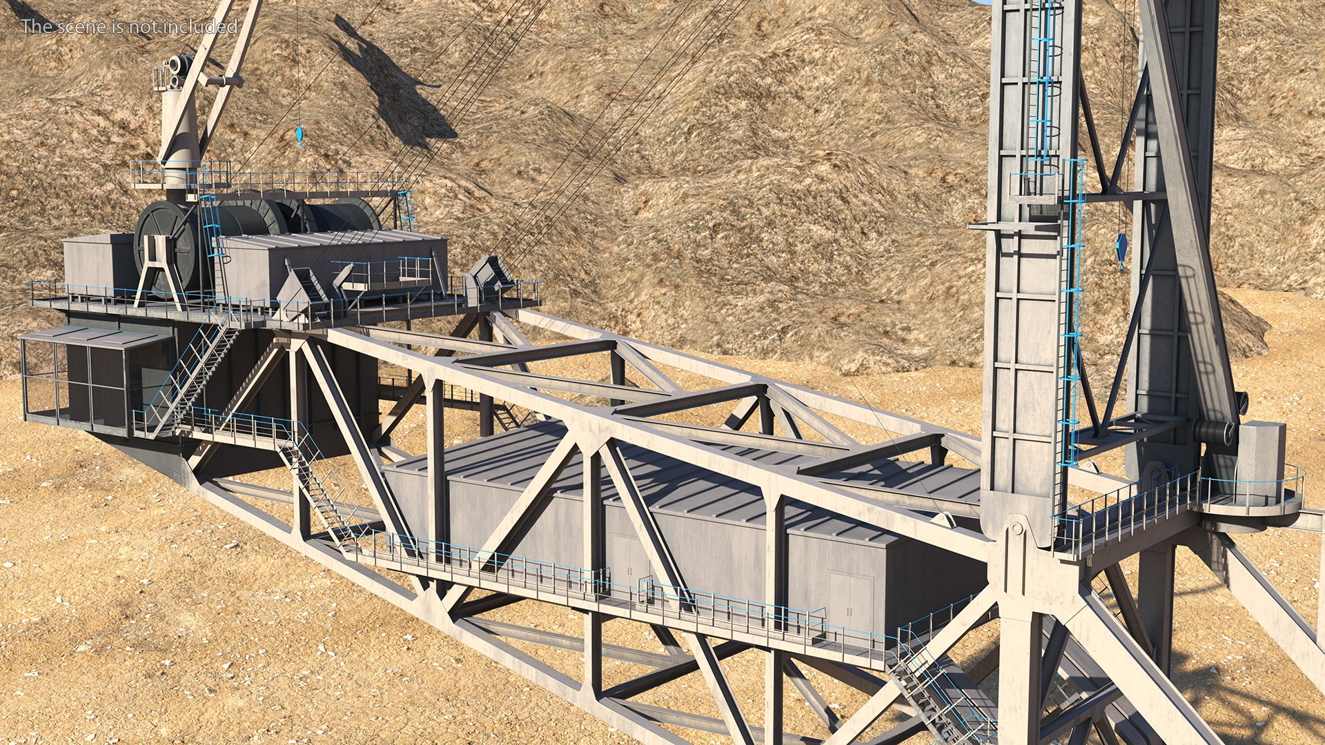 Mining Multi Bucket Wheel Excavator with Heavy Duty Dump Truck Liebherr ...