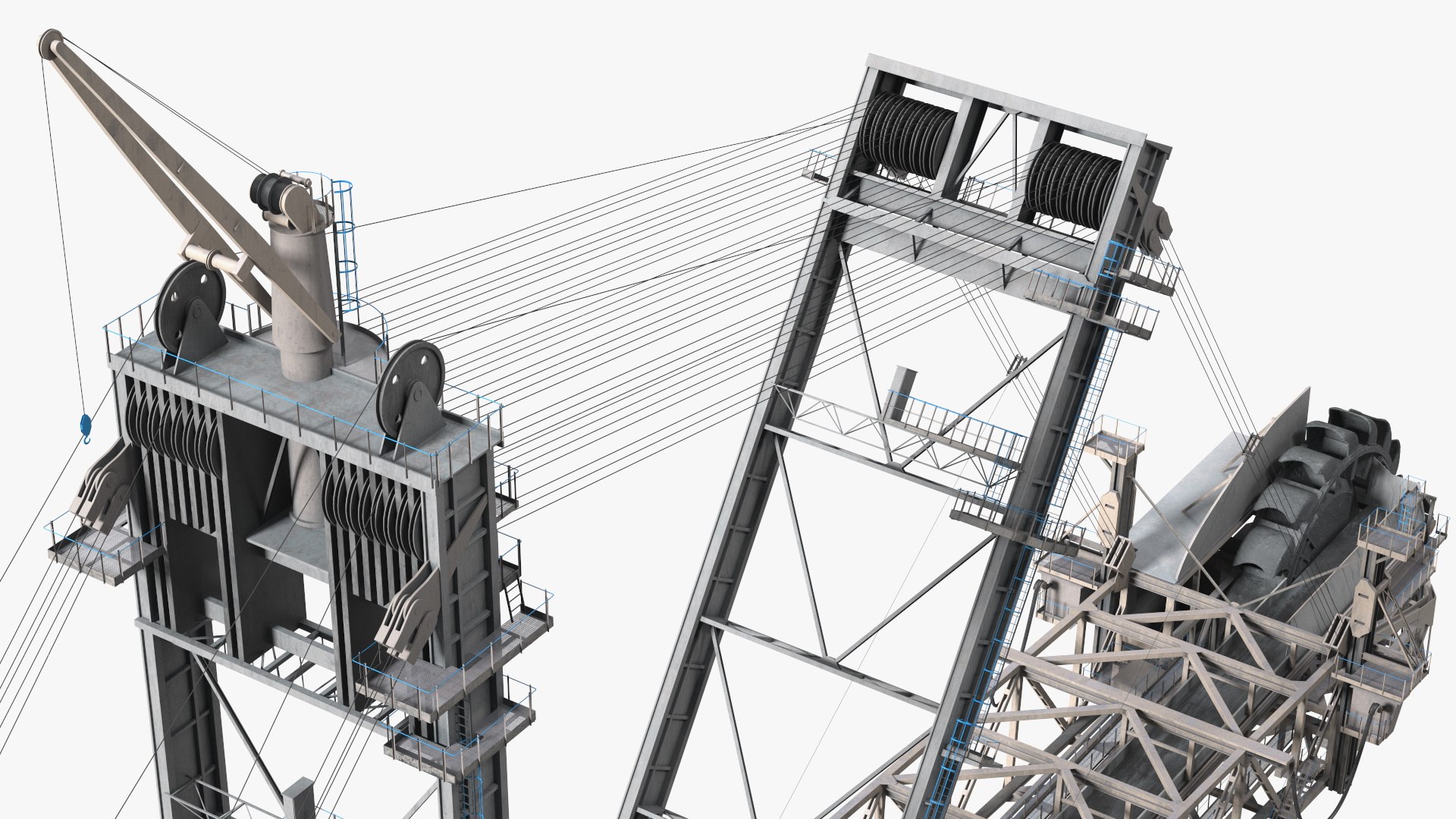 Mining Multi Bucket Wheel Excavator with Heavy Duty Dump Truck Liebherr ...