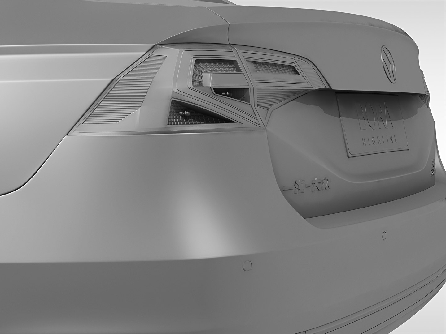 3d volkswagen bora 2016