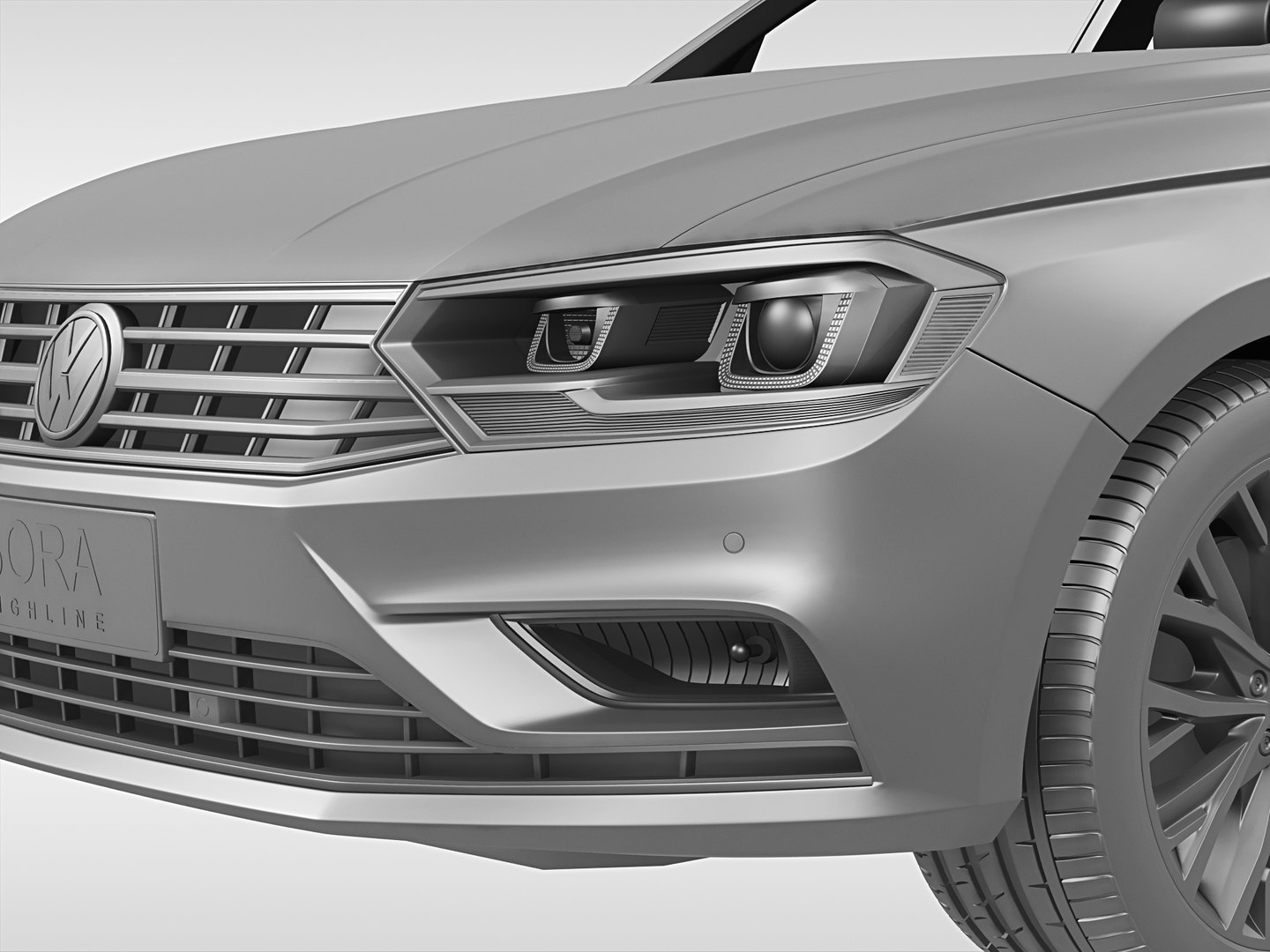 3d volkswagen bora 2016