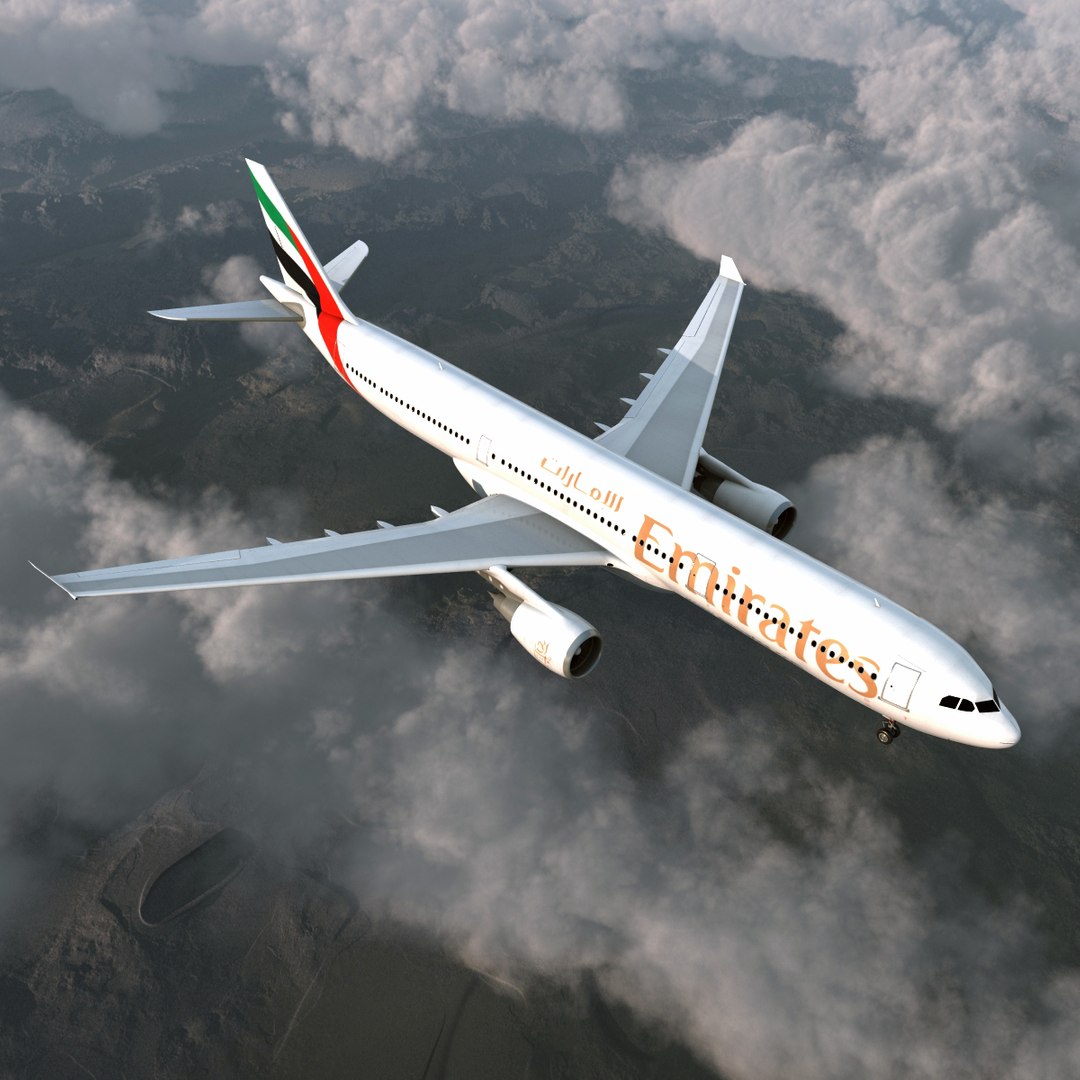 Jet Airliner Airbus A330-300 Max