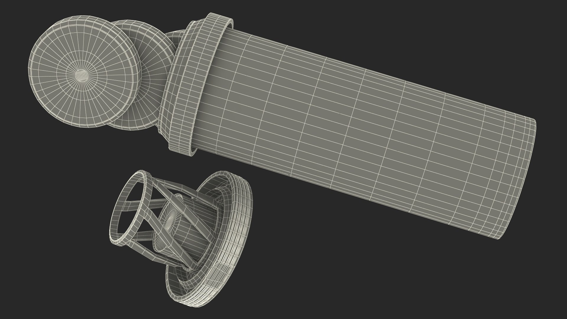 3D Vitamin C Tube Packaging 10 Tabs Open - TurboSquid 2211445