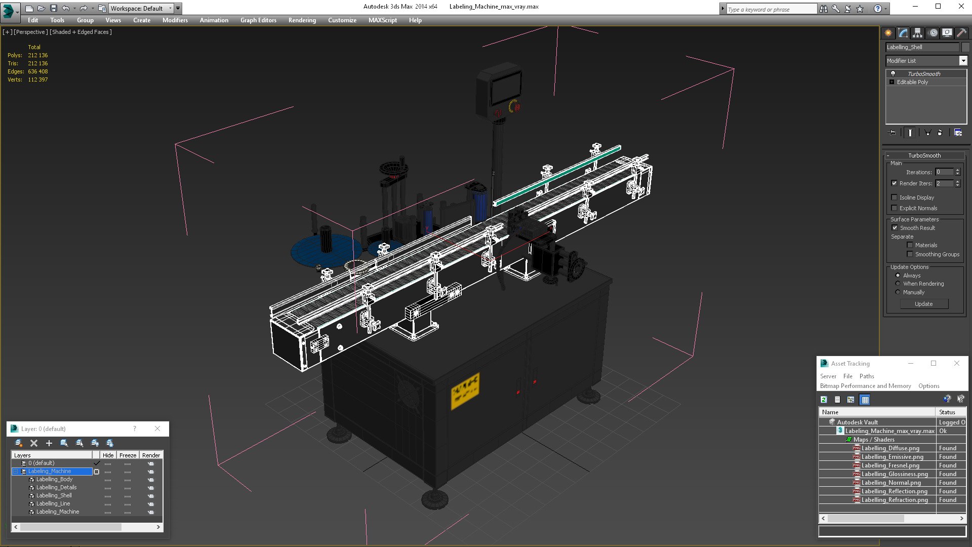 Labeling Machine 3D Model - TurboSquid 2256214