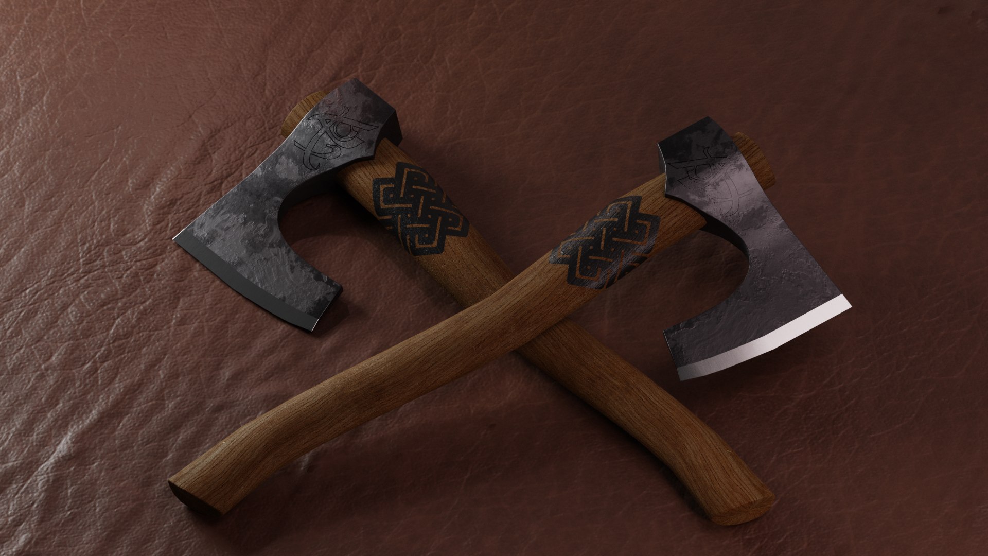 One-handed Axe Viking Model - TurboSquid 1600333