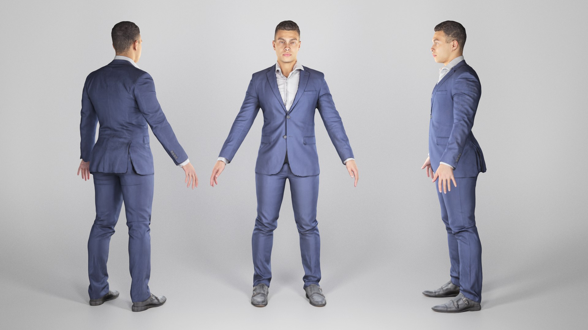 3D Photogrammetry Man A-pose Body Character - TurboSquid 1583832