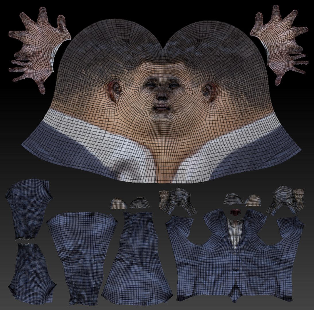3D Photogrammetry Man A-pose Body Character - TurboSquid 1583832
