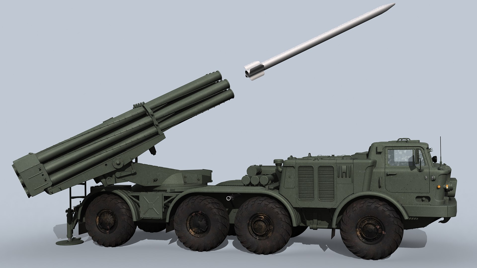 3D BM-27 Uragan - TurboSquid 2068017