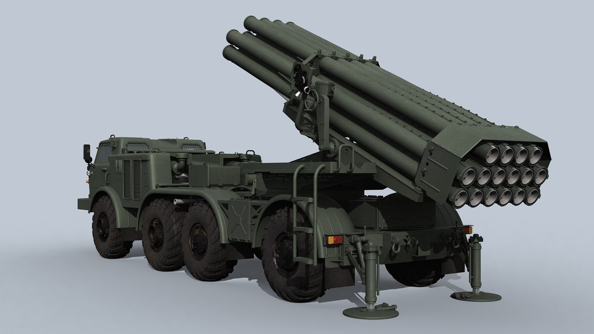 3D BM-27 Uragan - TurboSquid 2068017