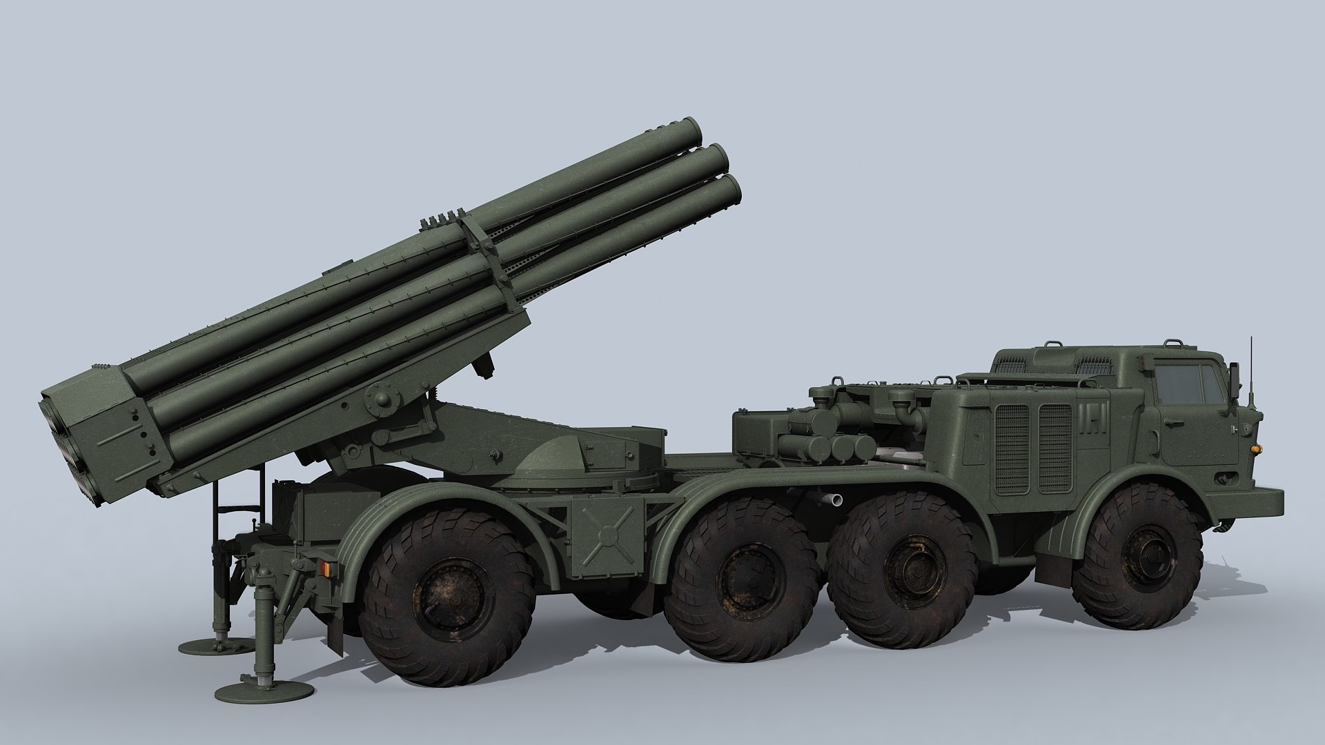 3D BM-27 Uragan - TurboSquid 2068017